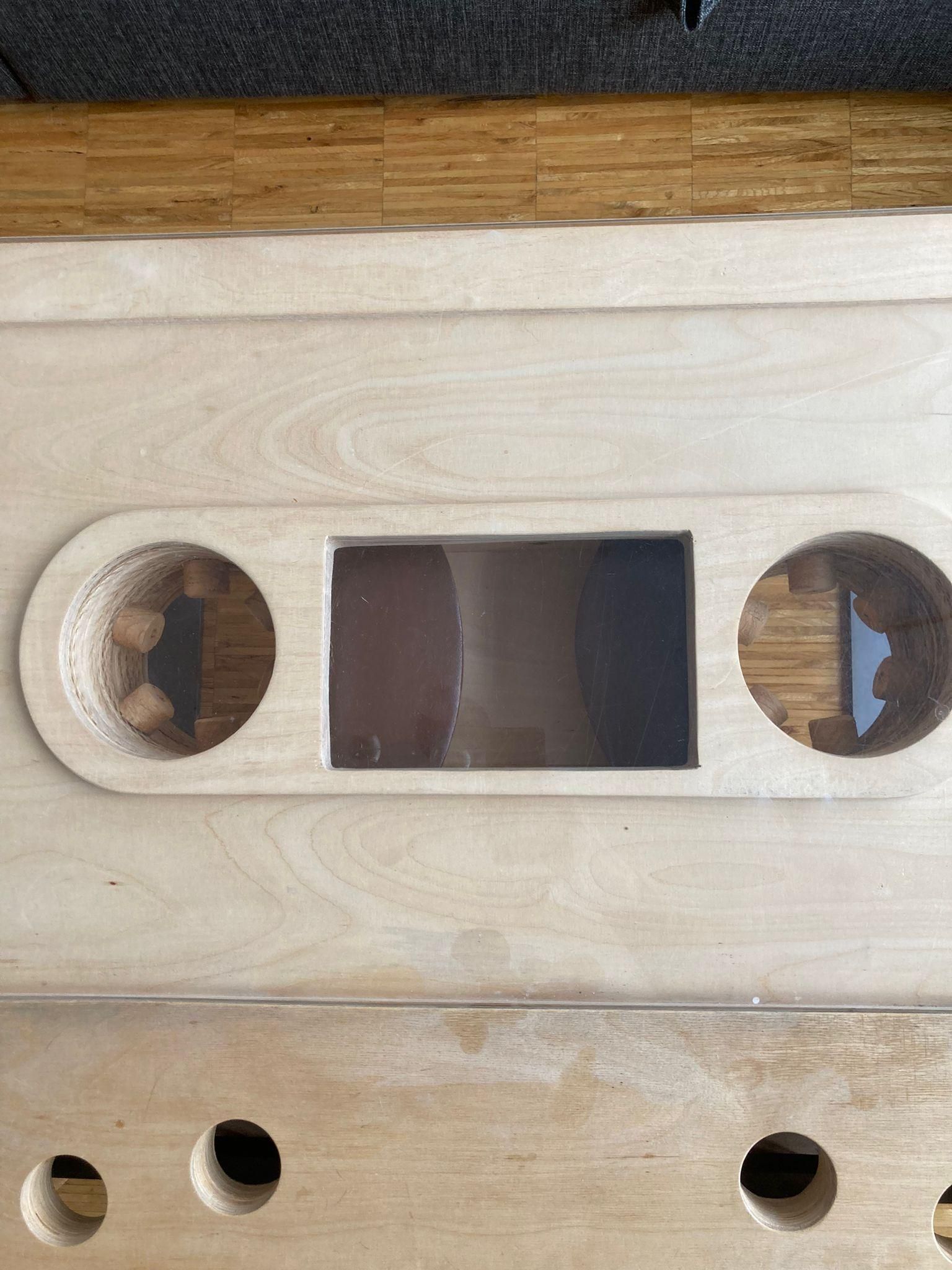 Wooden Cassette Table for the Living Room : 5 Steps (with Pictures ...