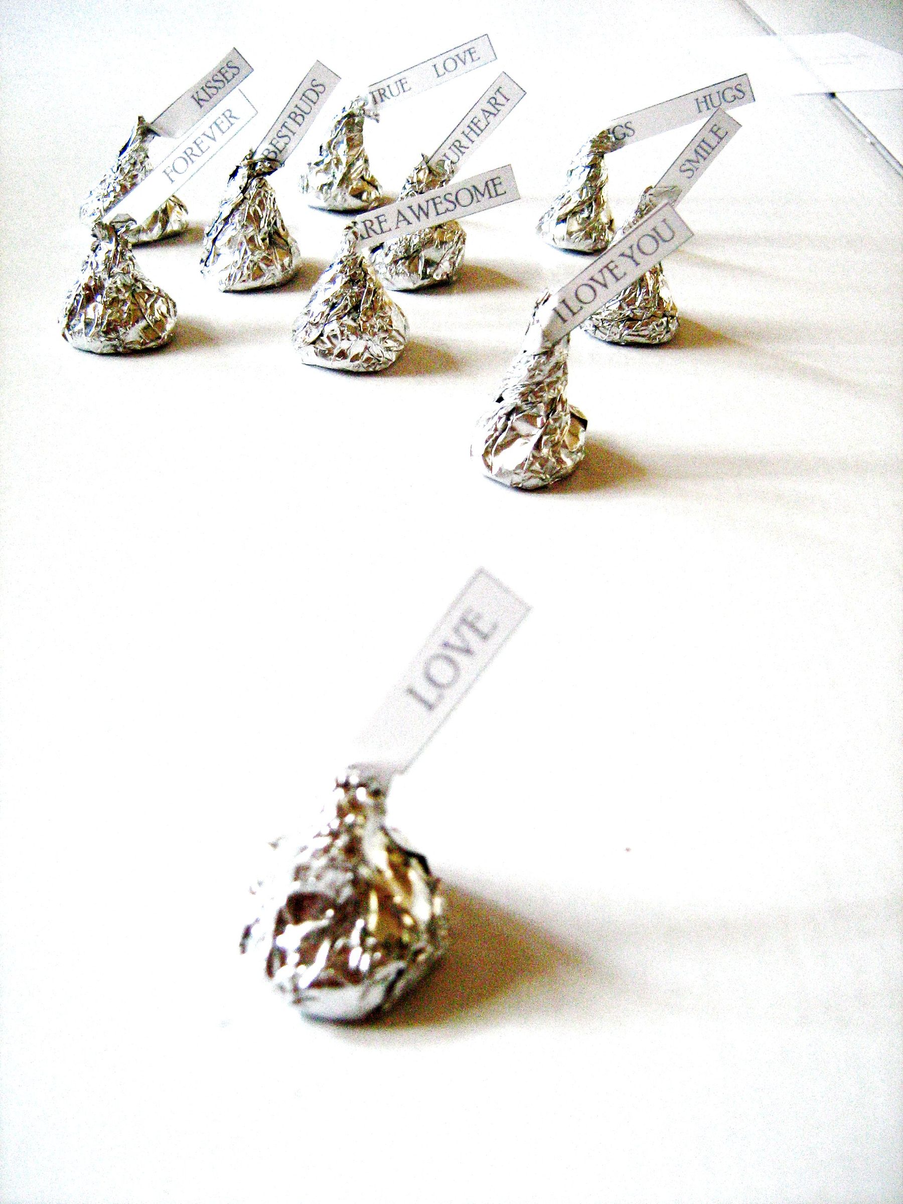 How to Make Custom Chocolate Kisses + Template : 4 Steps (with Pictures ...