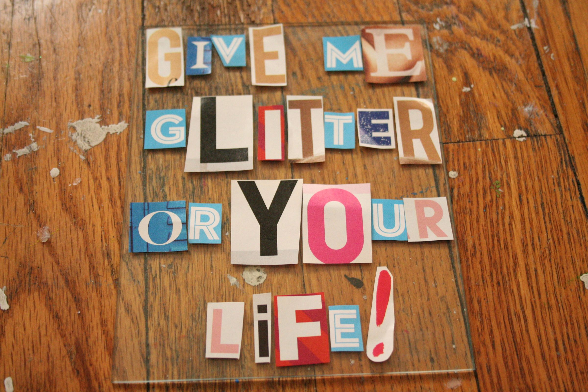Ransom Note Squish Art : 5 Steps - Instructables