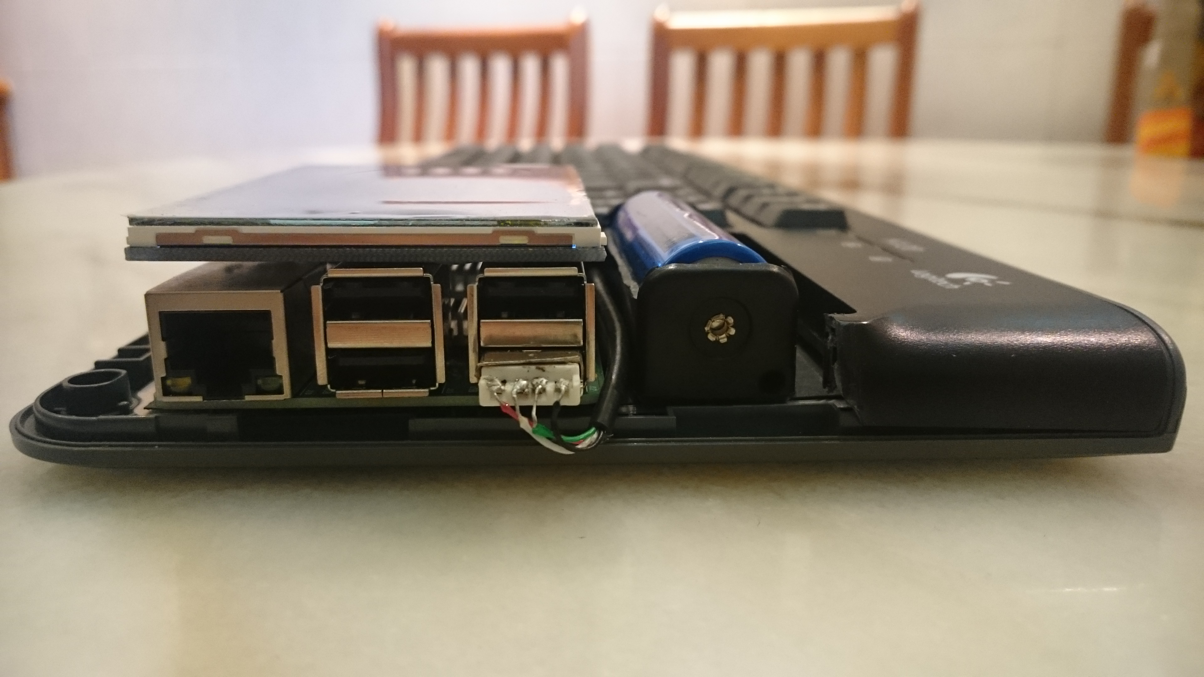 KeyPi - a Cheap Portable Raspberry Pi 3 Laptop Under $80 : 11 Steps ...