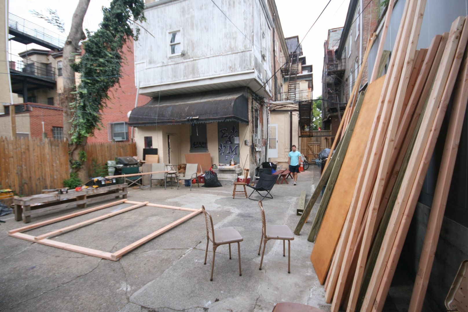 Succah, a Temporary Shelter Covered in Natural Materials, Built Near a ...