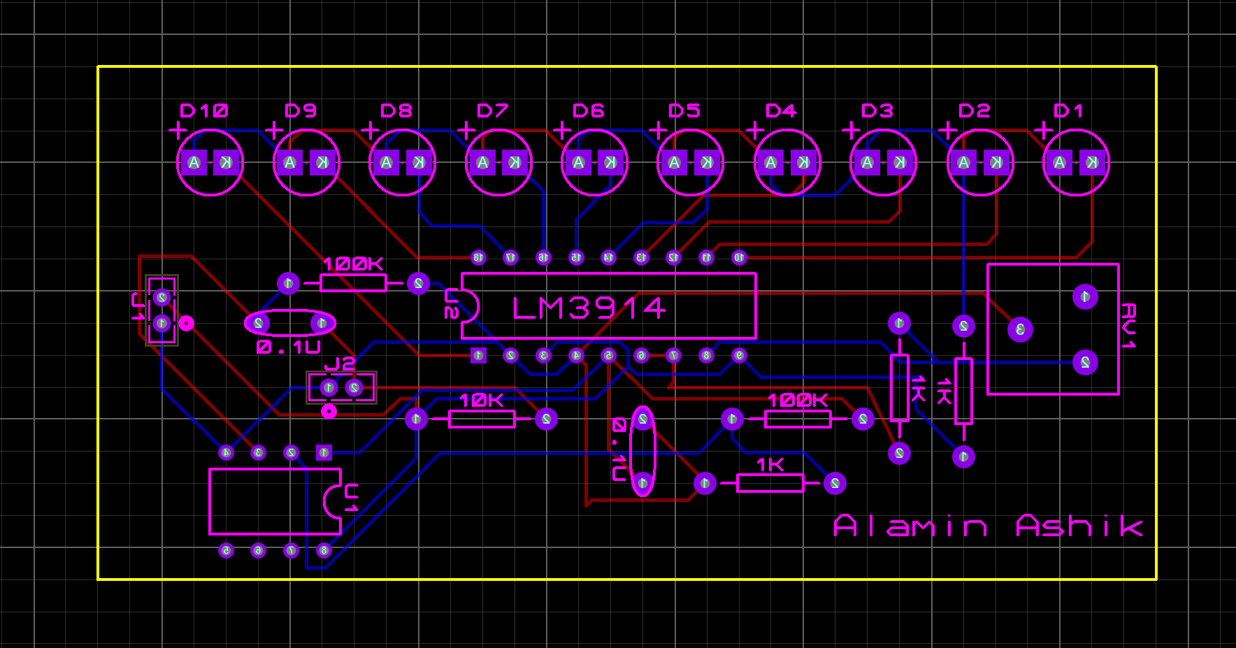 Mic Controlled LED Visualizer Using LM3914 Explained : 10 Steps - Instructables