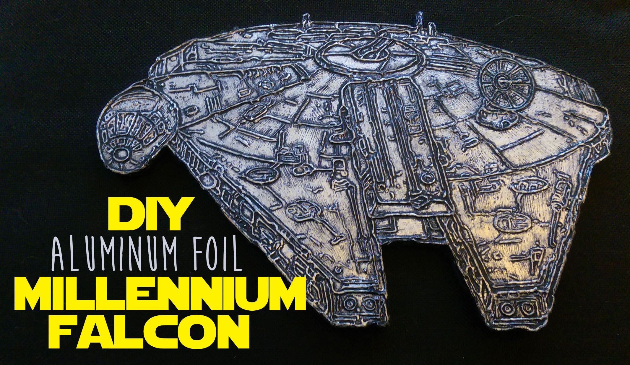 DIY Aluminum Foil Millennium Falcon : 6 Steps (with Pictures ...