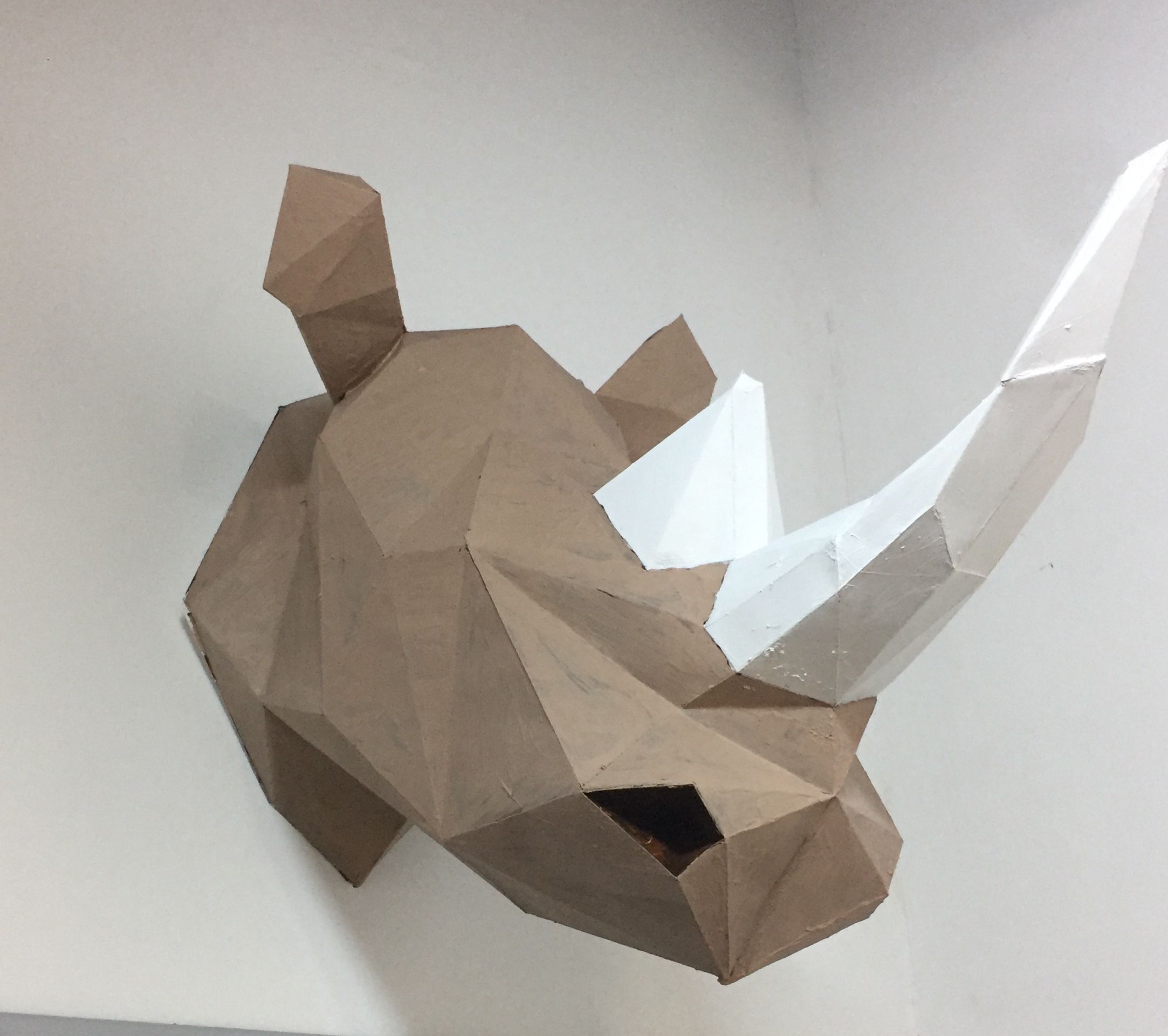 Faceted Rhino Trophy : 5 Steps (with Pictures) - Instructables