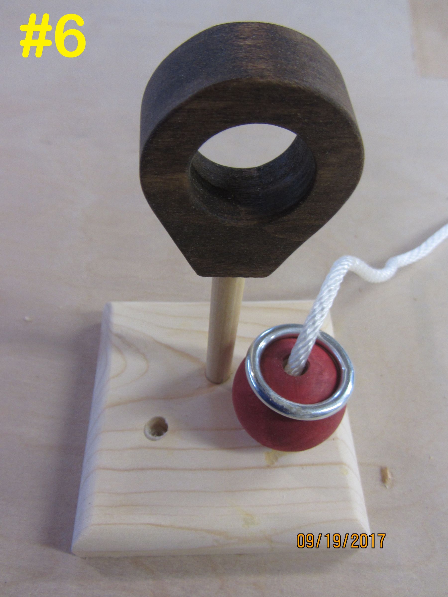 Wood Ball - Metal Ring Rope Puzzle : 16 Steps (with Pictures ...