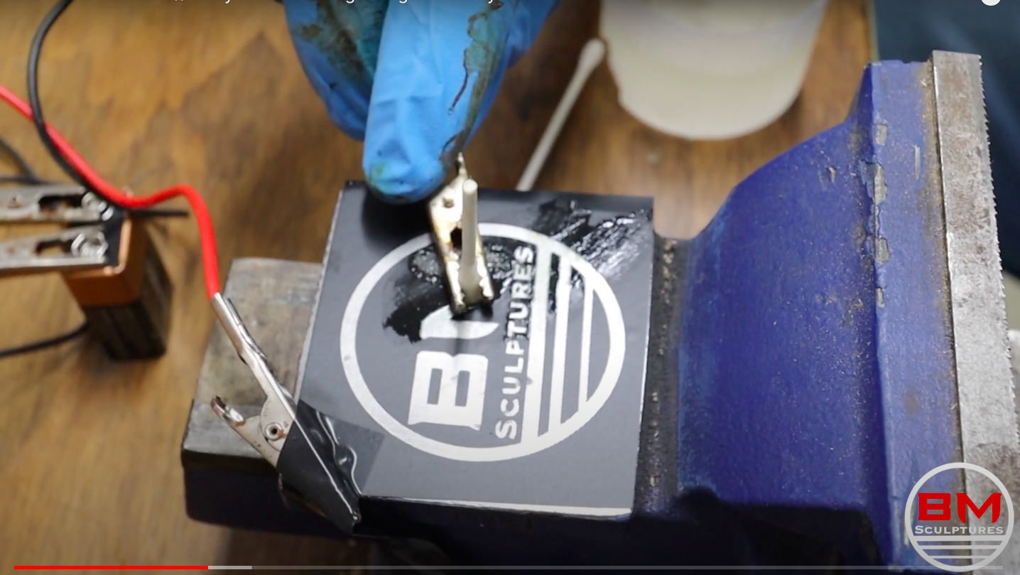 How to Metal Etch / Easy Metal Etching Using Electricity : 13 Steps ...