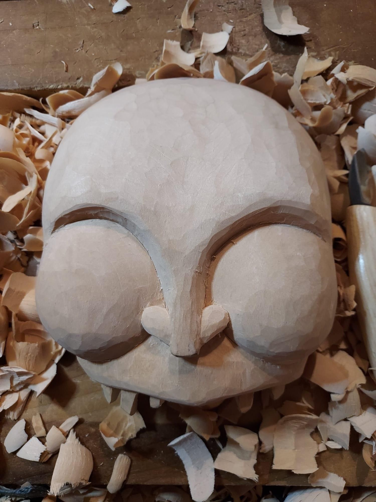 Getting Started With Traditional Wood Carving and Carving a Mask : 10 ...