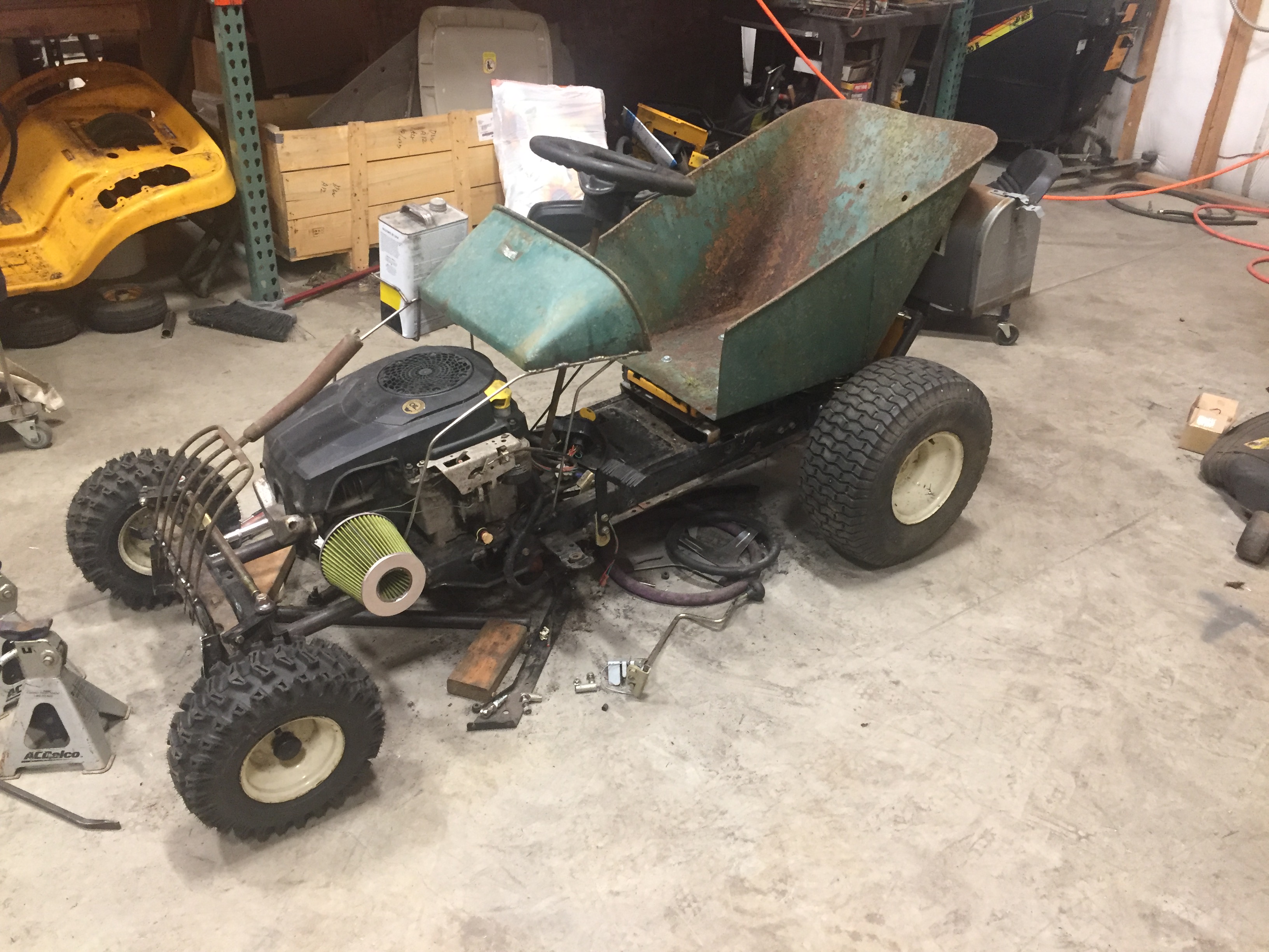 Rat Rod Mower Kart : 10 Steps (with Pictures) - Instructables