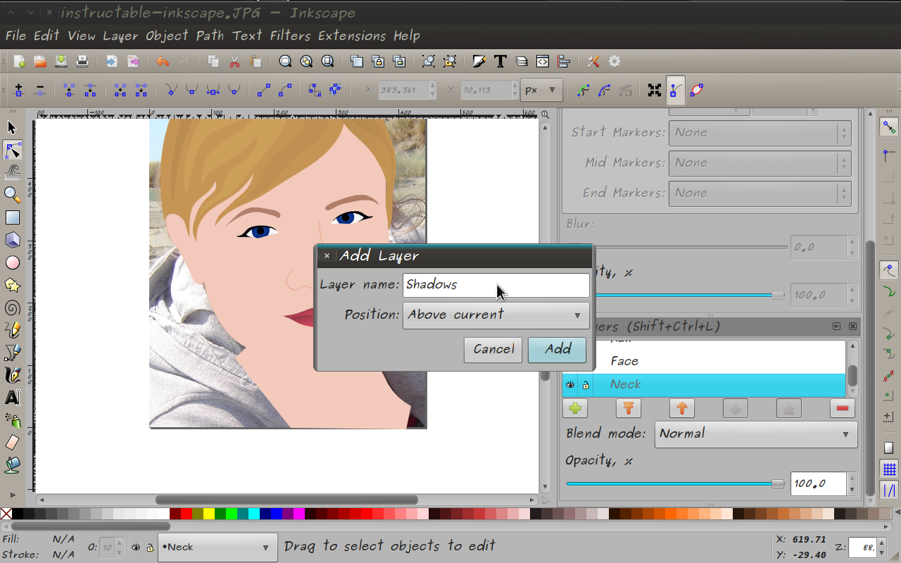 Drawing Vector Portraits on Inkscape : 13 Steps - Instructables