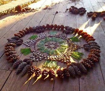 Garden Mandala Land Art : 4 Steps - Instructables