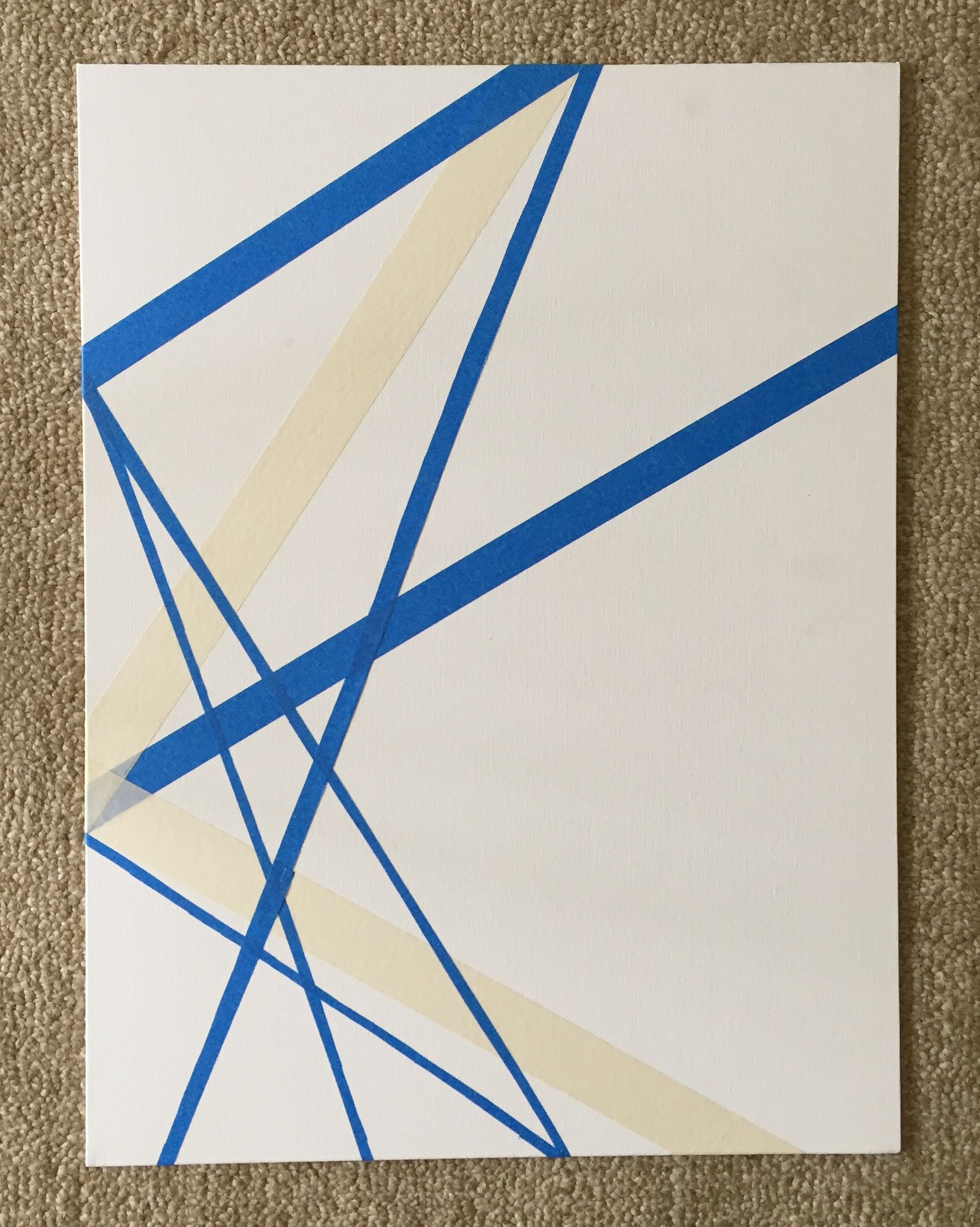 Making an Abstract Painting With Masking Tape : 7 Steps (with Pictures ...