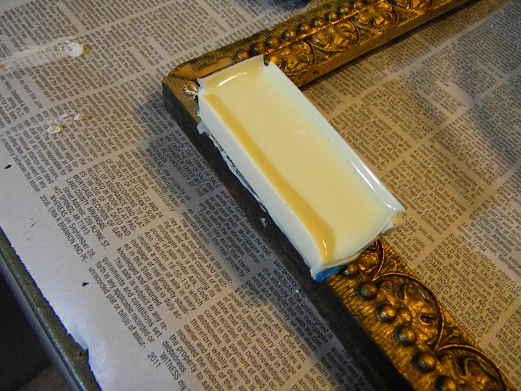 Vintage Plaster and Gold Frame Restored : 9 Steps - Instructables