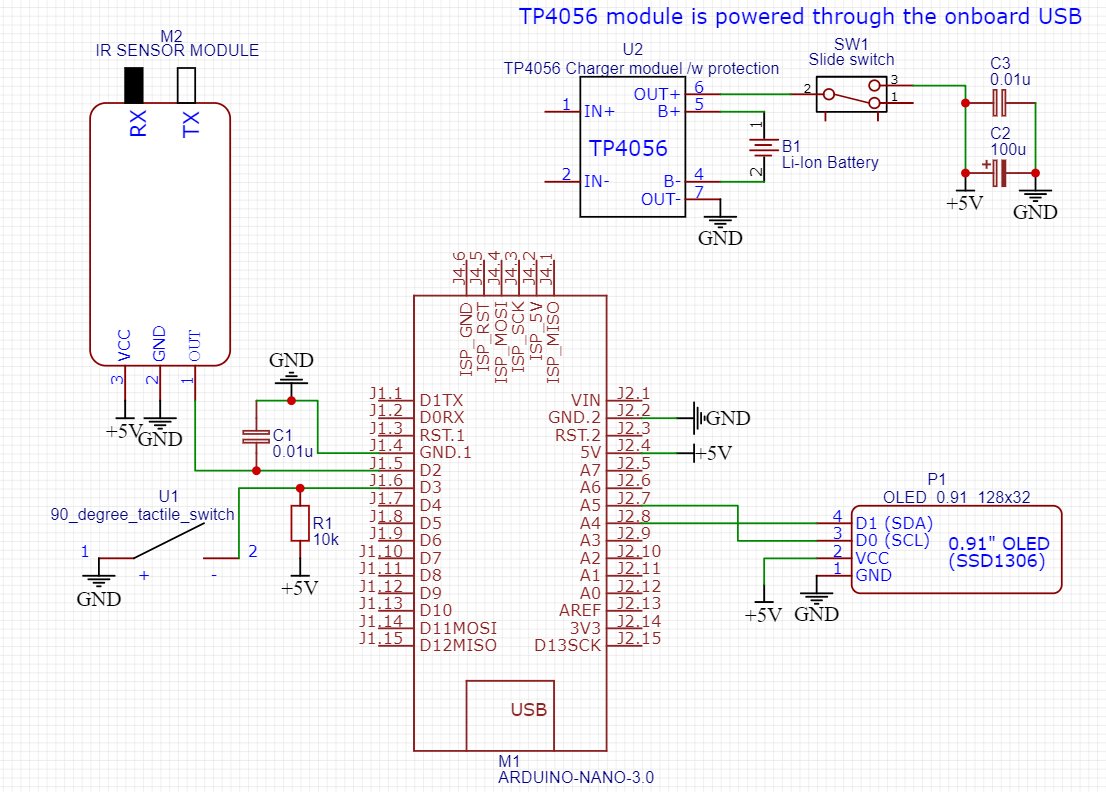 DIY Non-Contact Tachometer (RPM Meter) With Arduino and IR Sensor : 5 ...