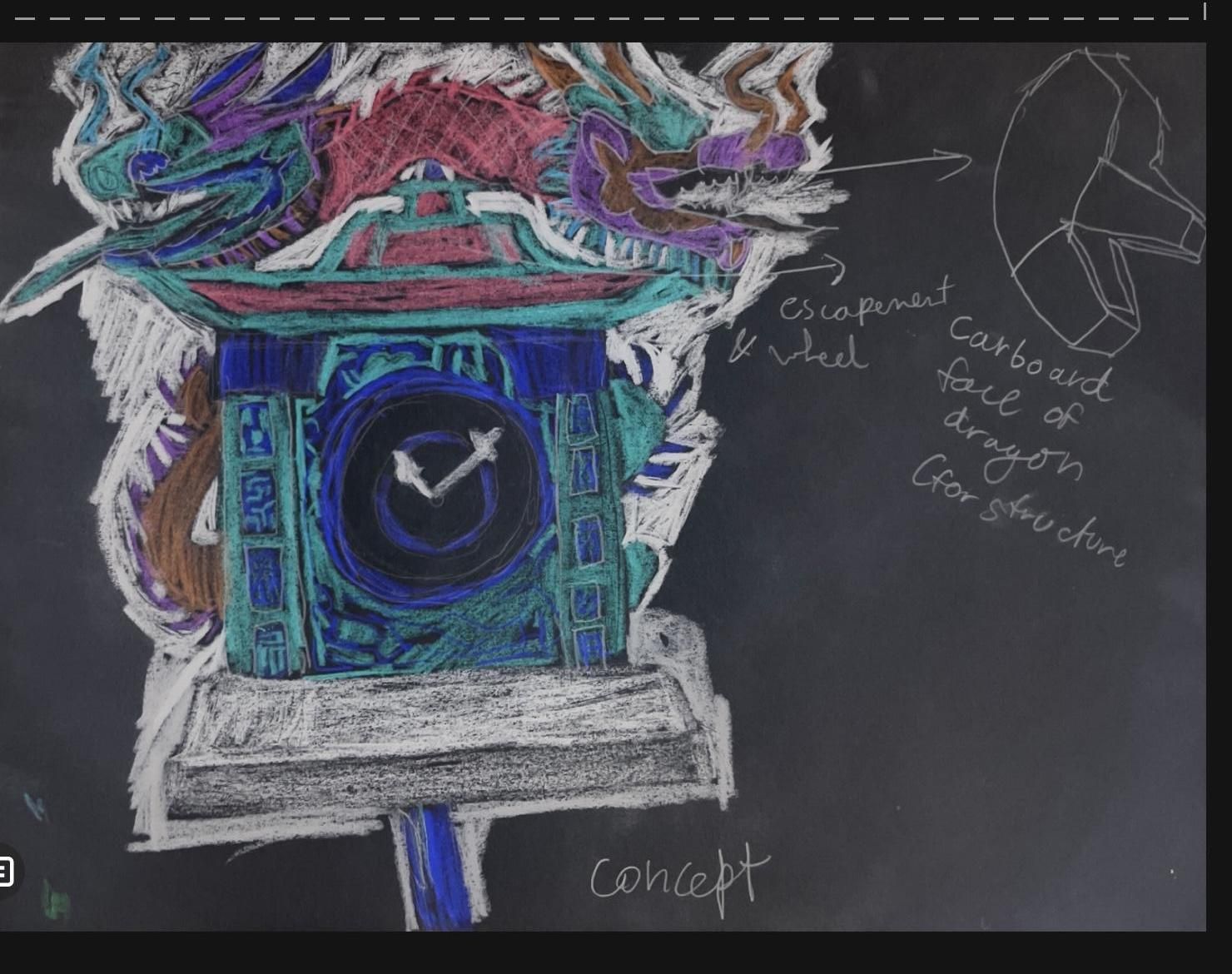 DIY Chinese-Style Cardboard Mechanical Clock (Partially Functional) : 8 ...