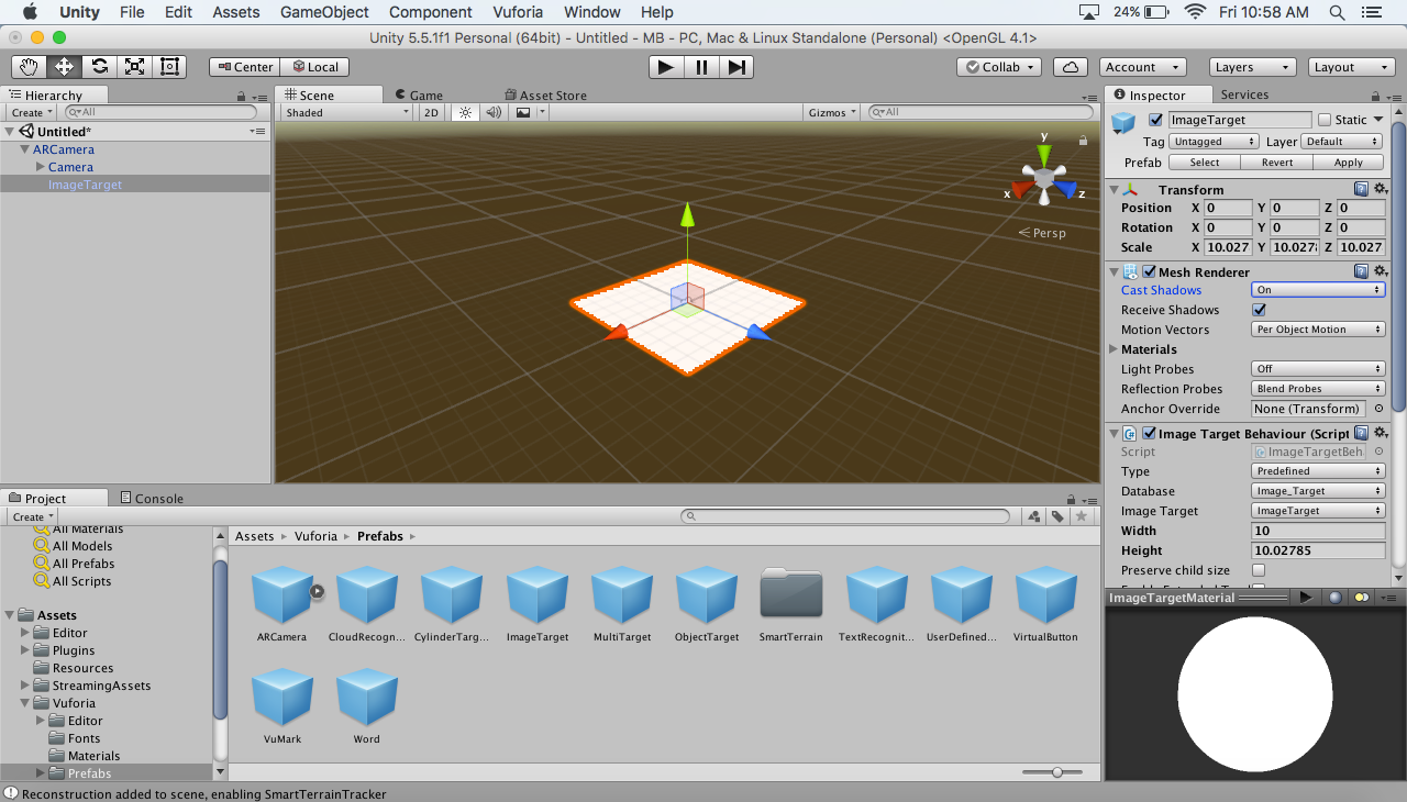 Augmented Reality Tutorial for Beginners With Vuforia and Unity 3D : 3 ...