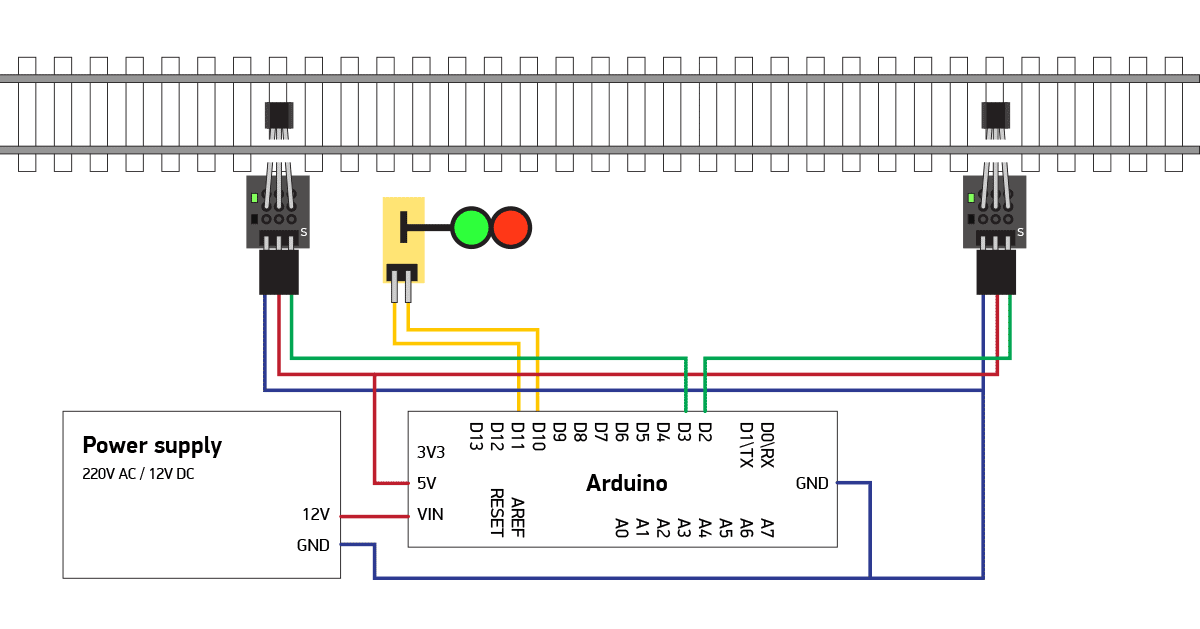 Sensor for Railway Layout Automation : 5 Steps (with Pictures ...