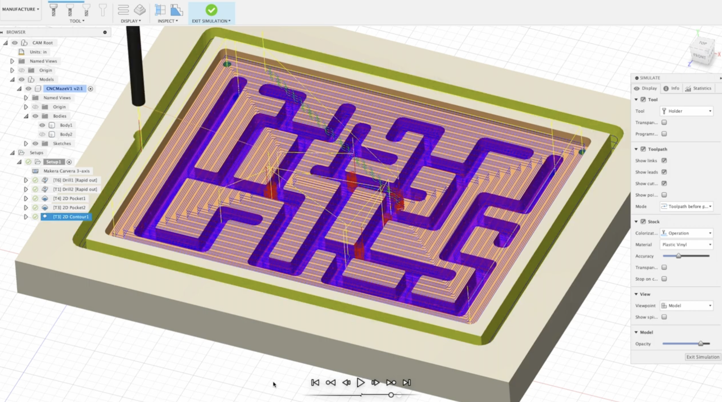Making a CNC Mini Maze Game With Carvera and Fusion : 12 Steps (with ...