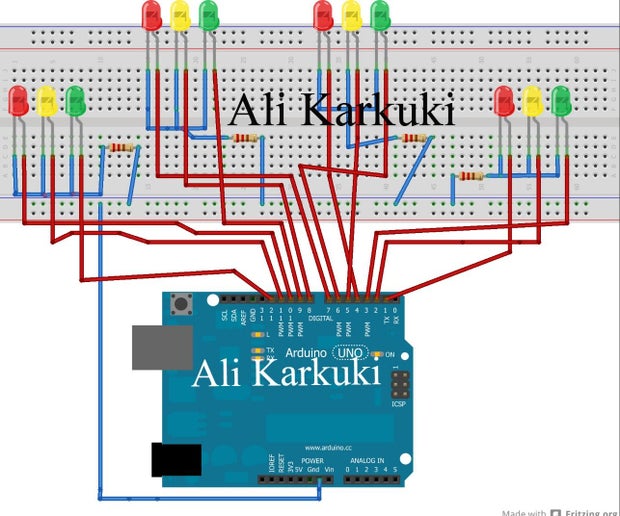 Arduino Traffic Light Controller Arduino Traffic Light Controller 5