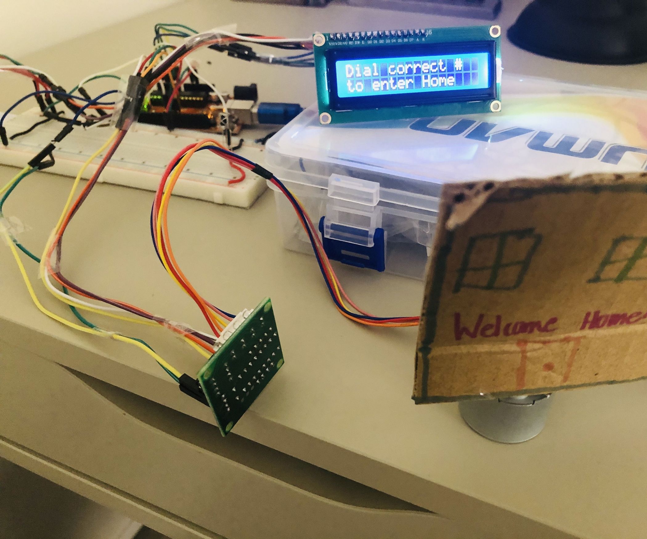 LCD Display Home Lock System : 6 Steps - Instructables