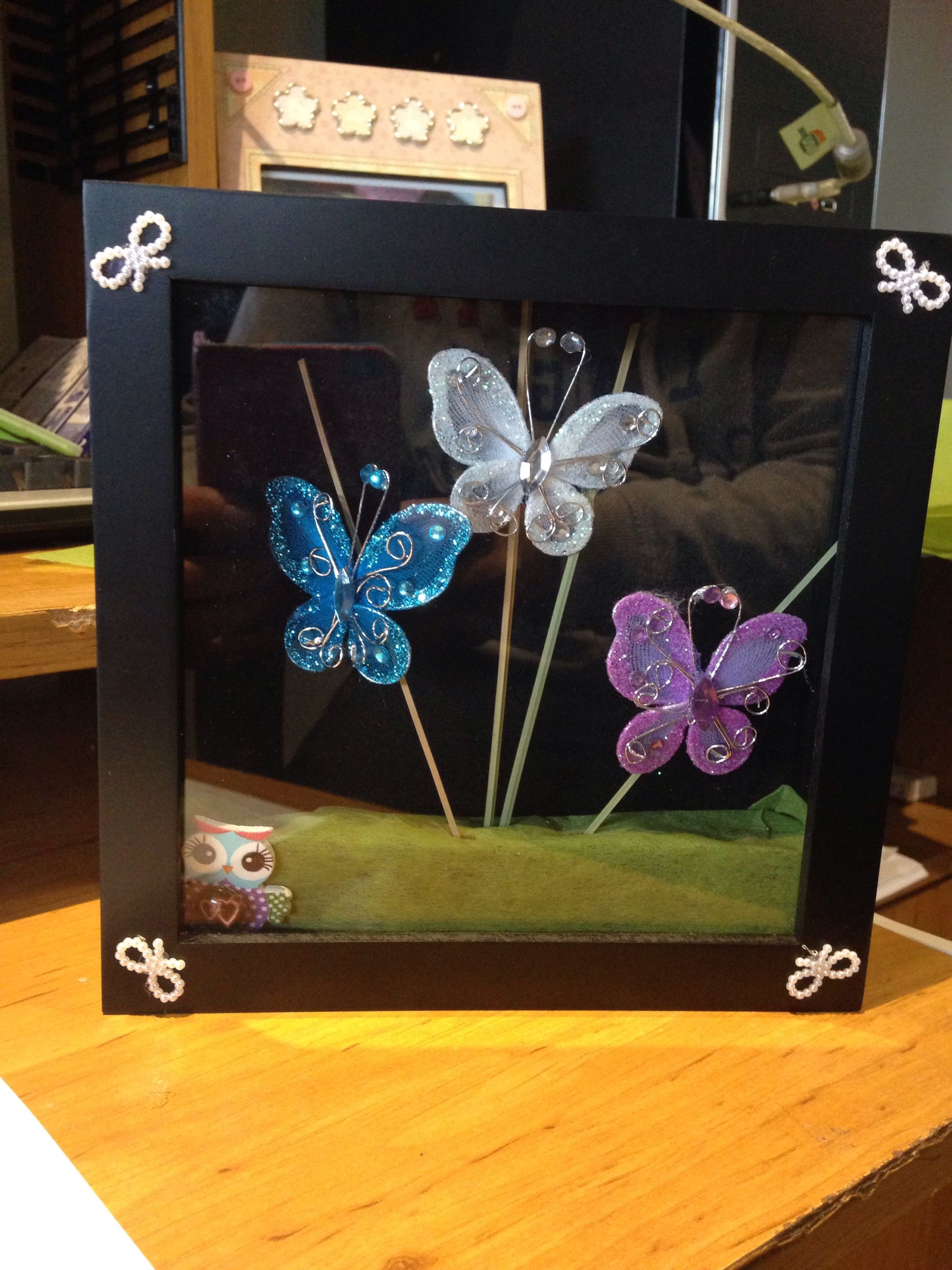 Butterfly Shadow Box : 4 Steps (with Pictures) - Instructables
