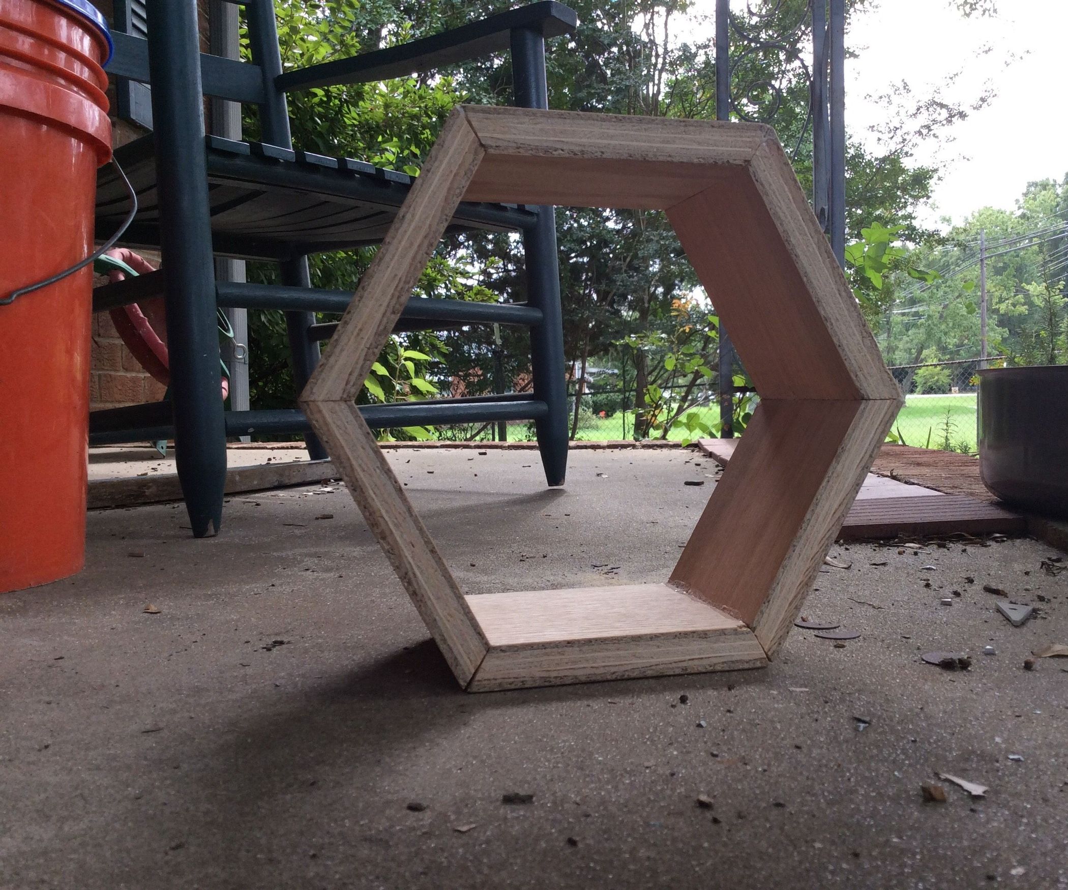 Easy Hexagon Shelf : 9 Steps - Instructables