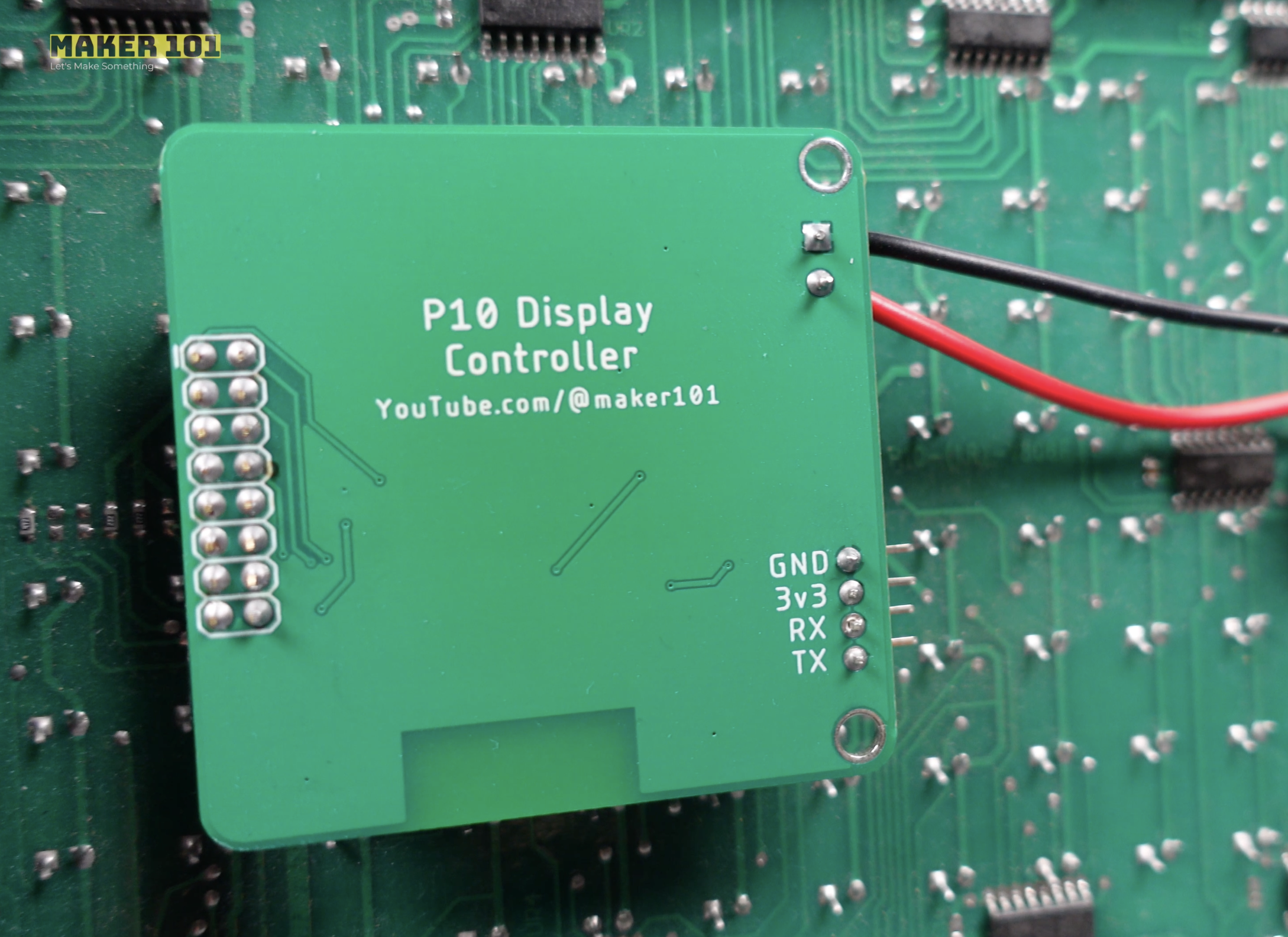 P10 LED Display WiFi Controller Board (ESP8266, MQTT) : 7 Steps (with ...