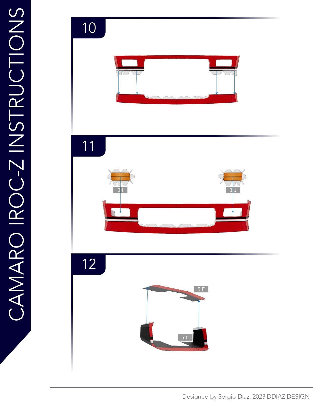 Camaro Z28 IROC-Z DIY Paper-Craft - Instructables