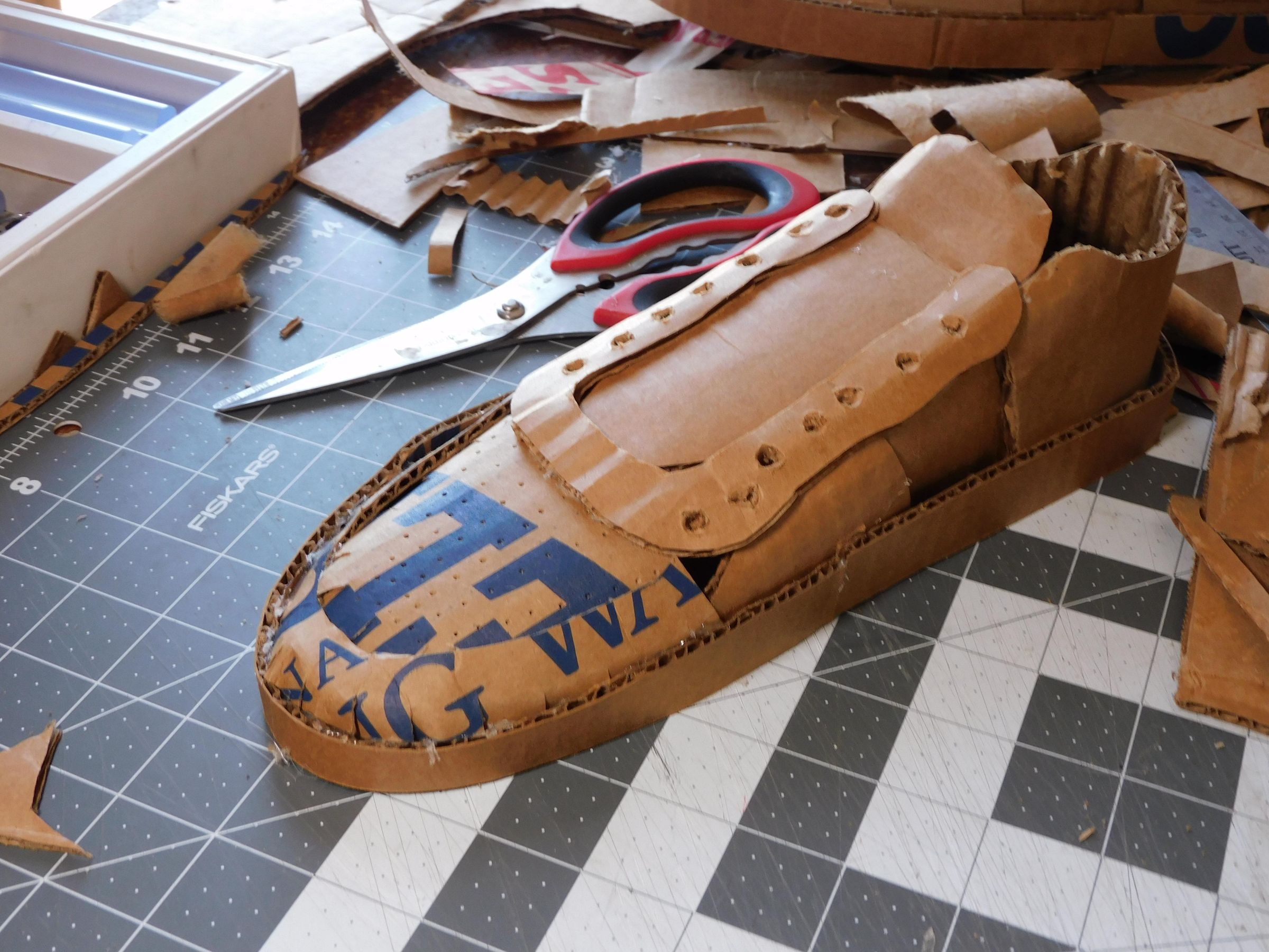 How to Make a Cardboard Shoe Advanced Version!!! : 8 Steps (with ...