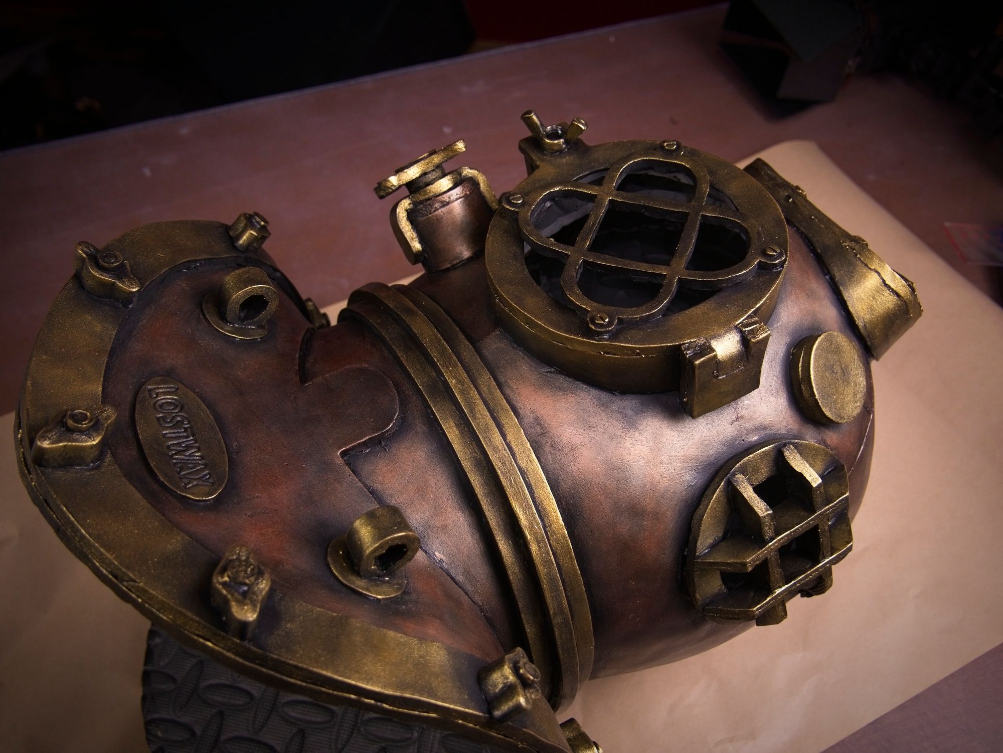 Recreating an Antique Divers Helmet From Foam : 22 Steps (with Pictures ...