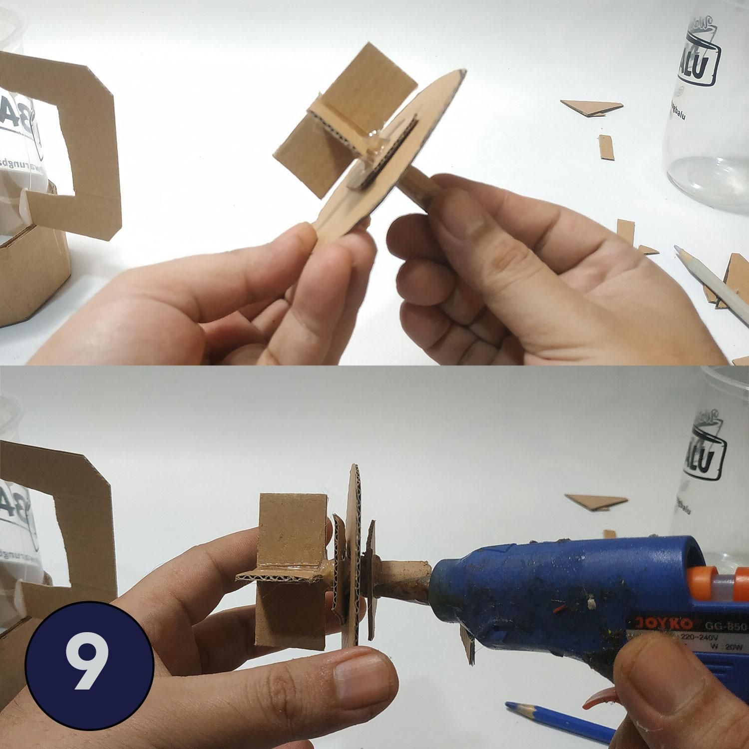 Plastic Cup Into Blender With Cardboard : 6 Steps (with Pictures ...