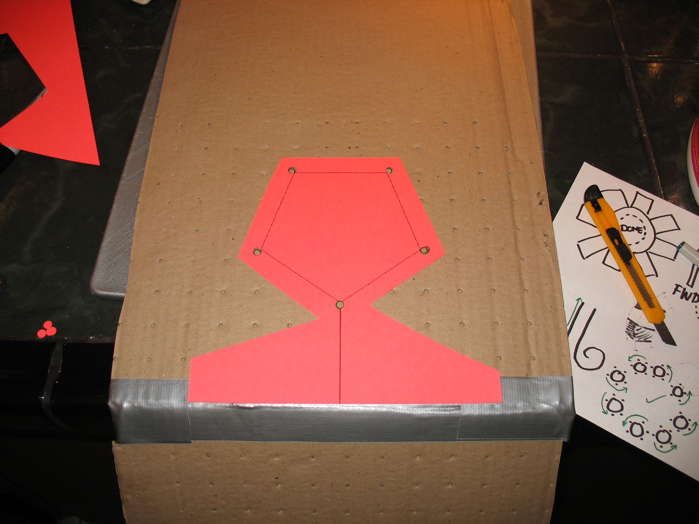 Make a Halloween UFO From Cardboard : 8 Steps - Instructables