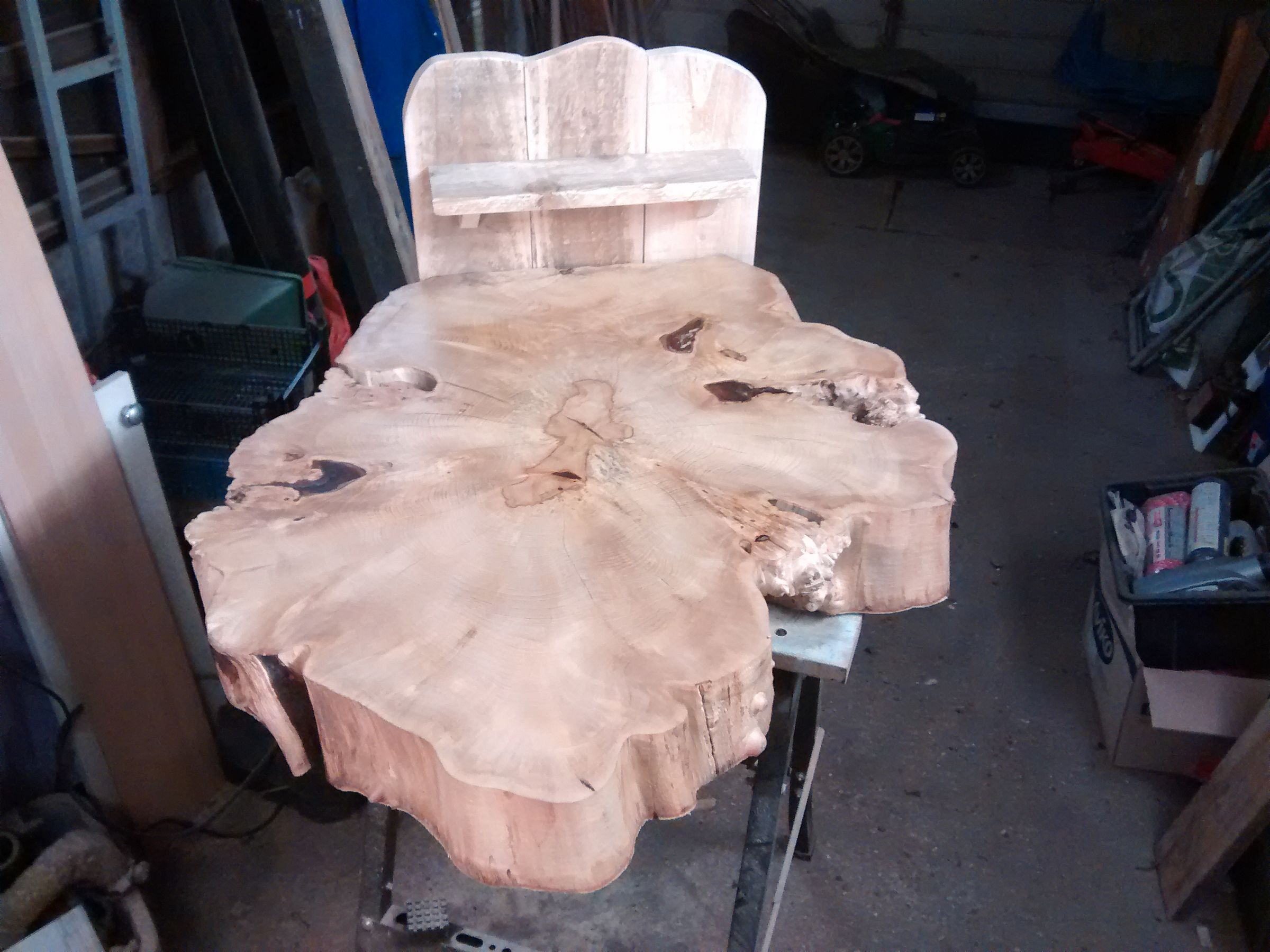 Large Log Slice Table : 9 Steps (with Pictures) - Instructables