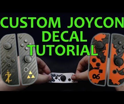 Custom Joy Con Vinyl (Pokemon, Zelda, Mario, Whatever You Want!) : 5 ...