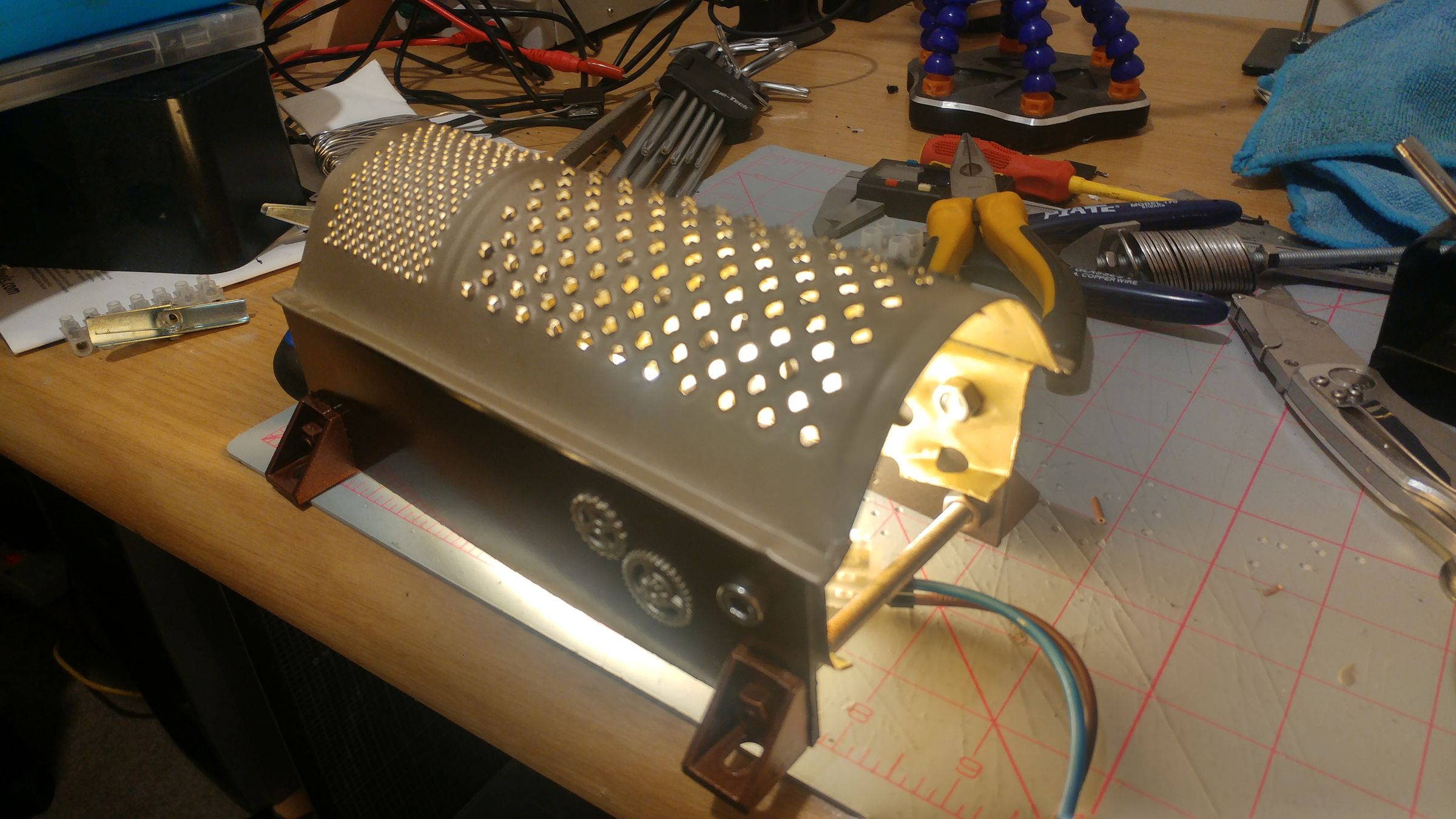 Steampunk Cheese Grater Lights : 6 Steps - Instructables