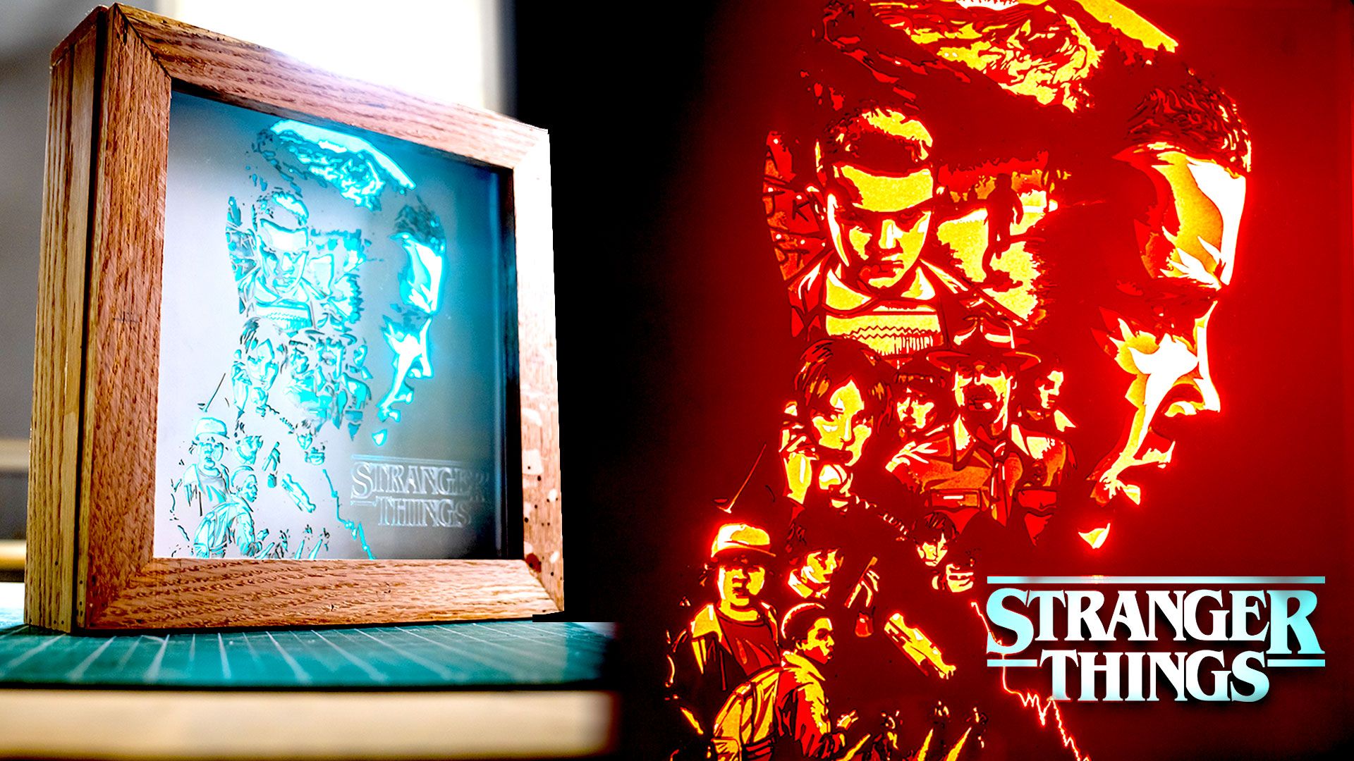 Laser Cut Stranger Things Lightbox : 19 Steps (with Pictures ...