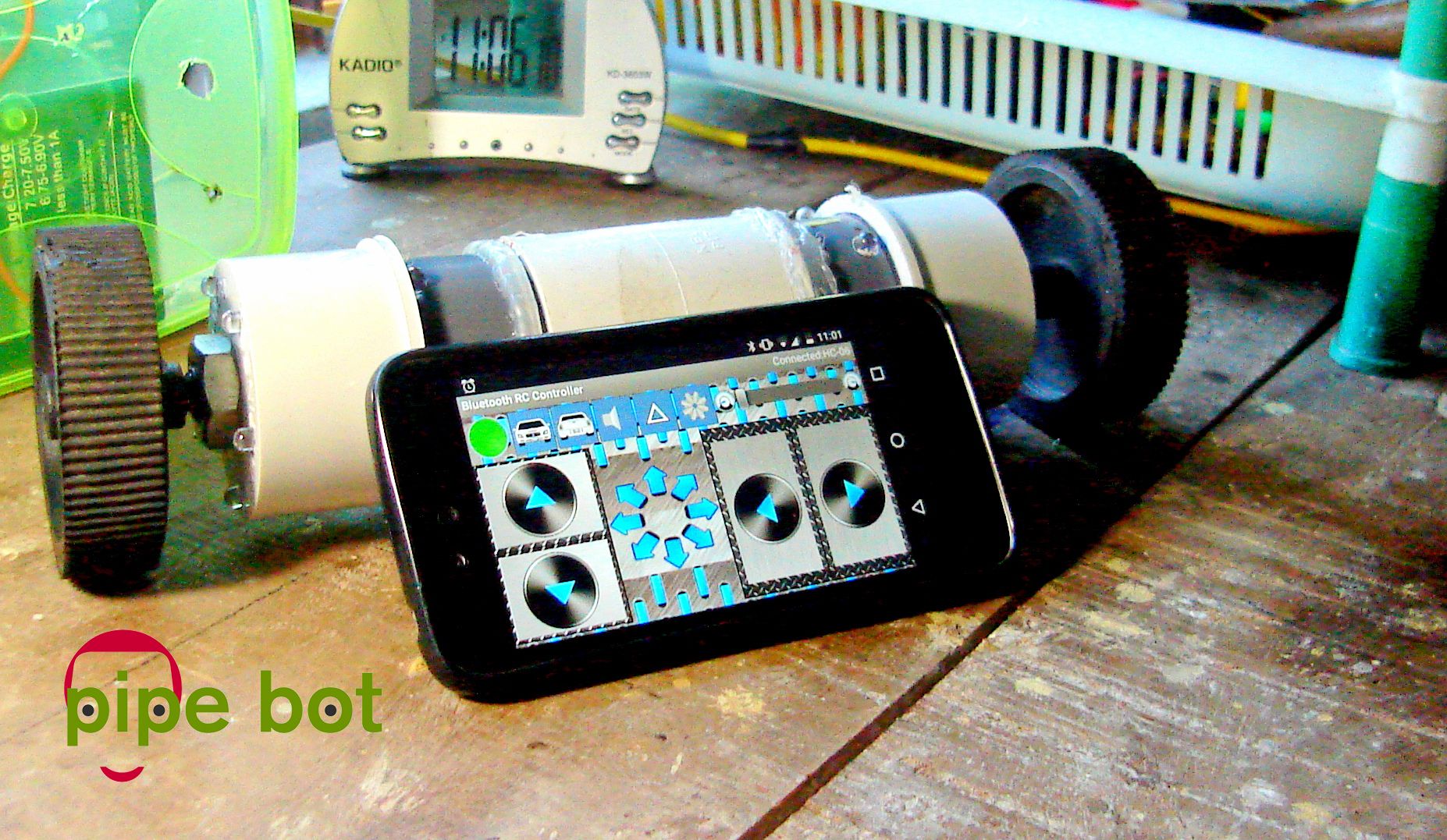 Pipe Bot - a Smart Arduino Bluetooth Robot : 11 Steps (with Pictures ...