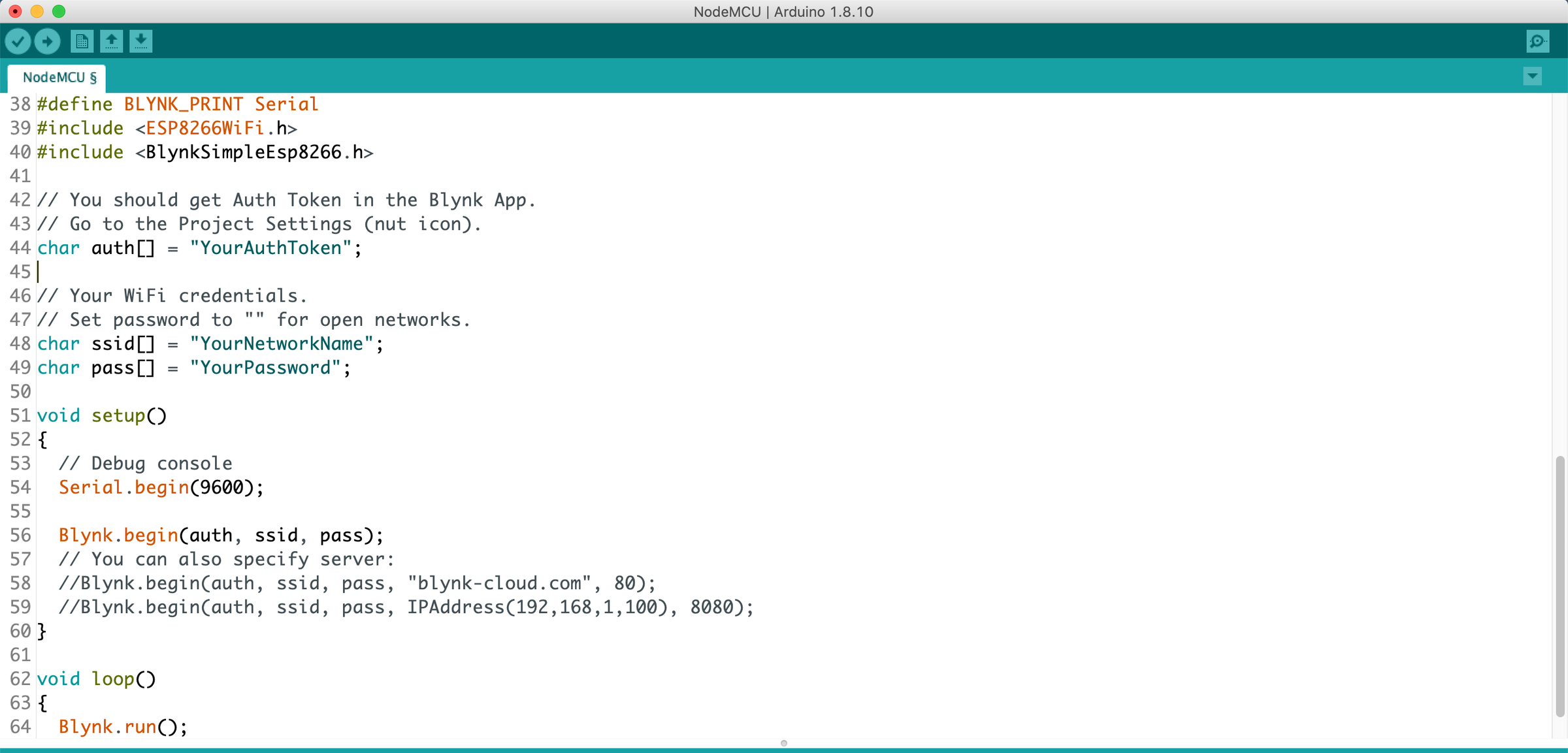 Controlling an LED Using NodeMCU WiFi Module and Blynk App : 7 Steps ...