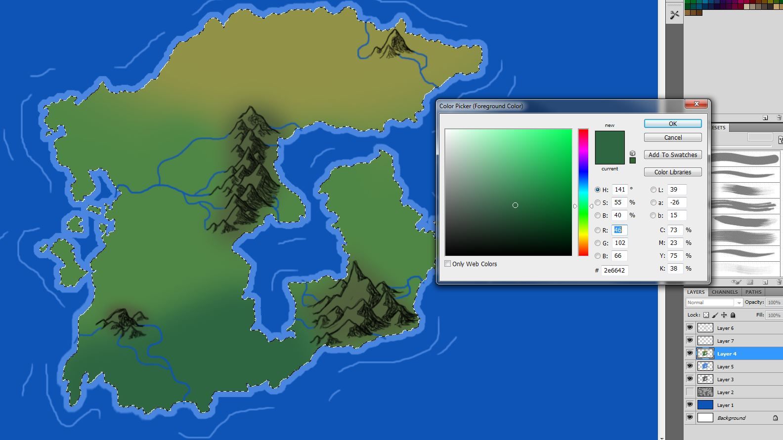 How to Make a Fantasy Map in Photoshop : 36 Steps (with Pictures ...
