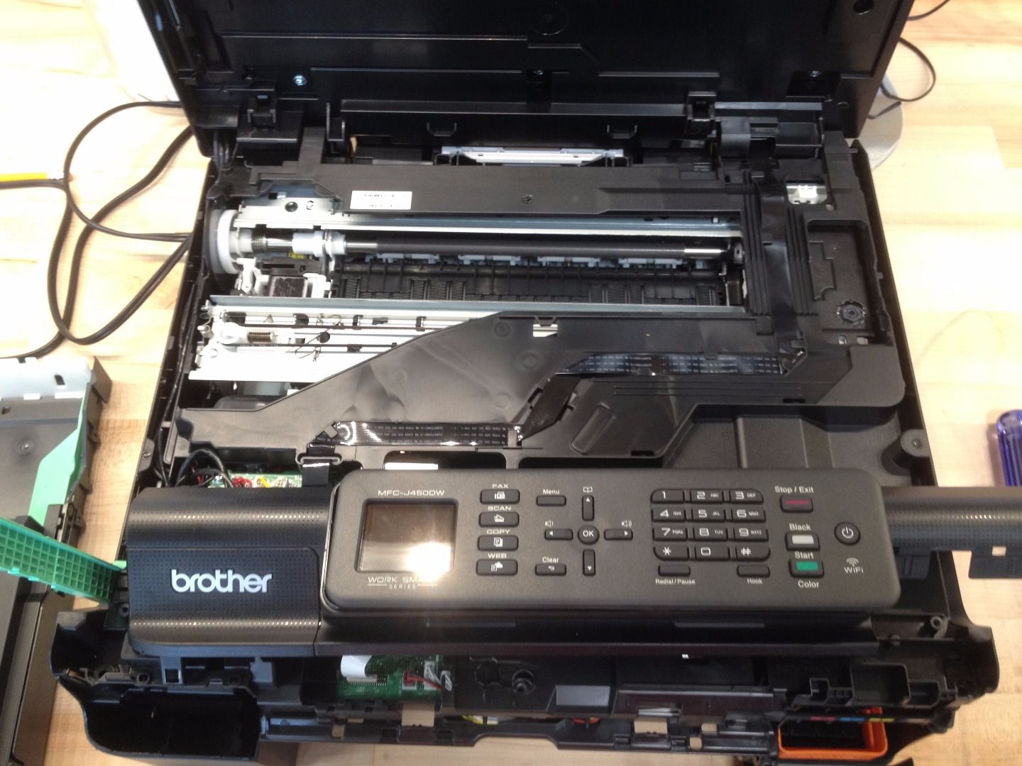 Disassembling a Brother MFC-J450DW Printer : 31 Steps - Instructables