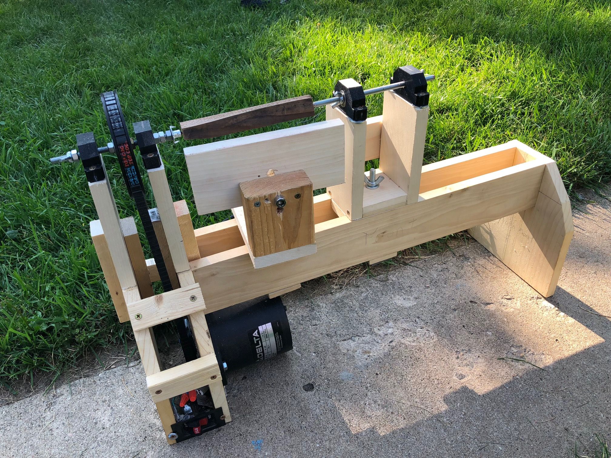 Homemade Wood Lathe : 9 Steps (with Pictures) - Instructables