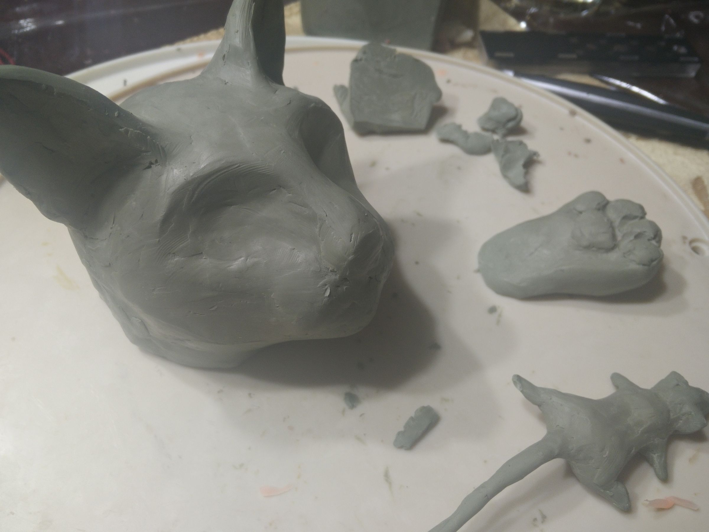 Cat Head - From Clay to Bronze, Lost Wax (with Patina) : 9 Steps (with ...