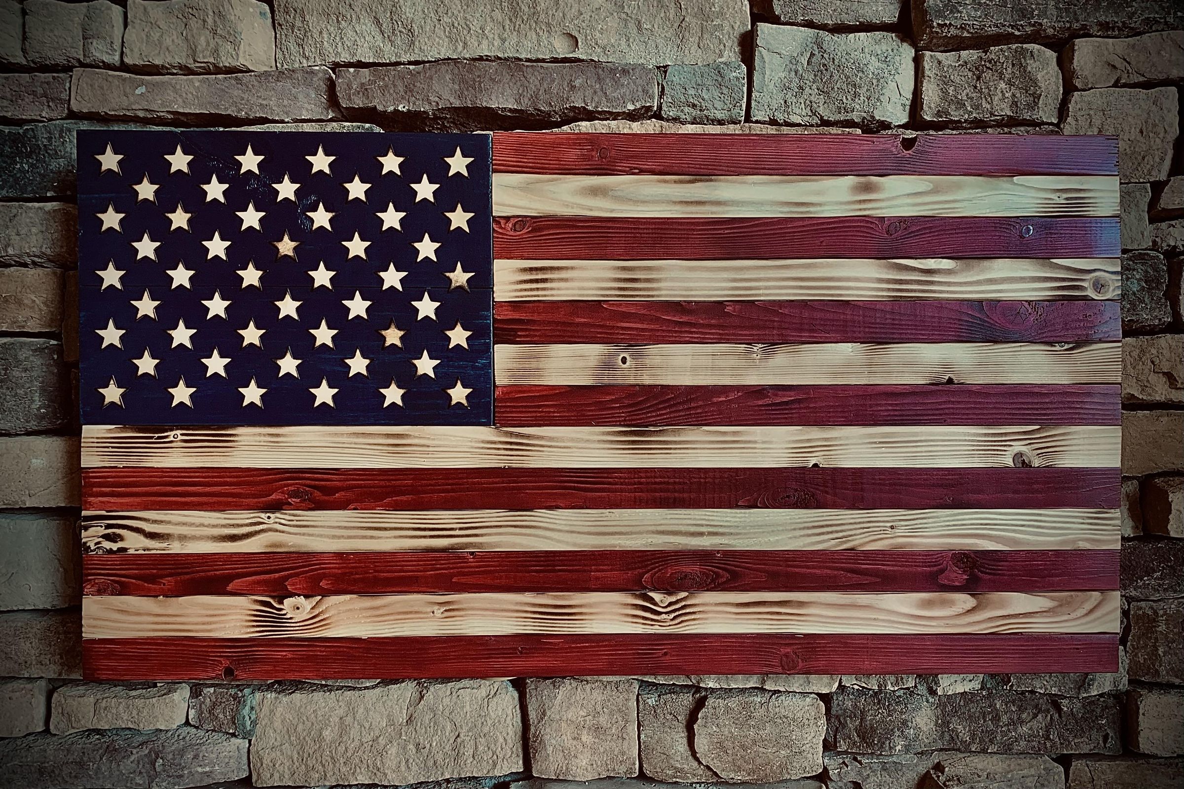 Rustic American Flag : 10 Steps (with Pictures) - Instructables