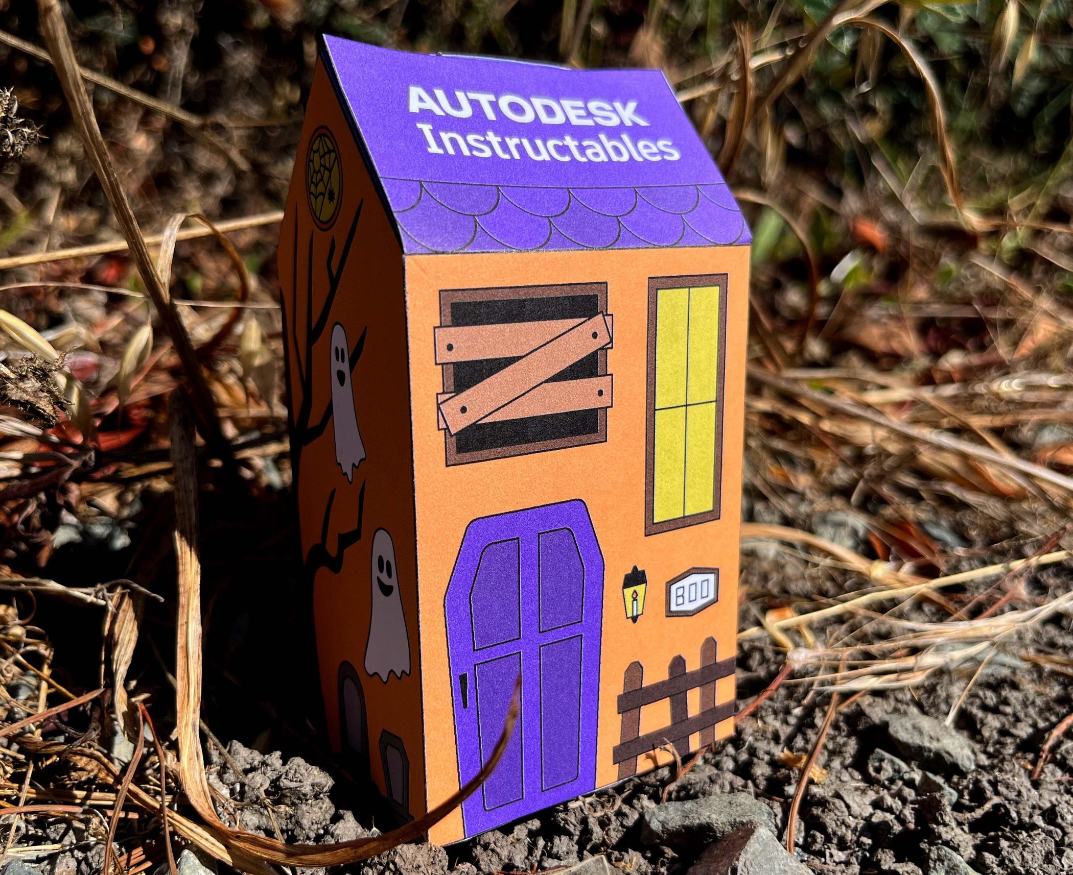 Free Halloween Haunted House Papercraft : 7 Steps (with Pictures ...