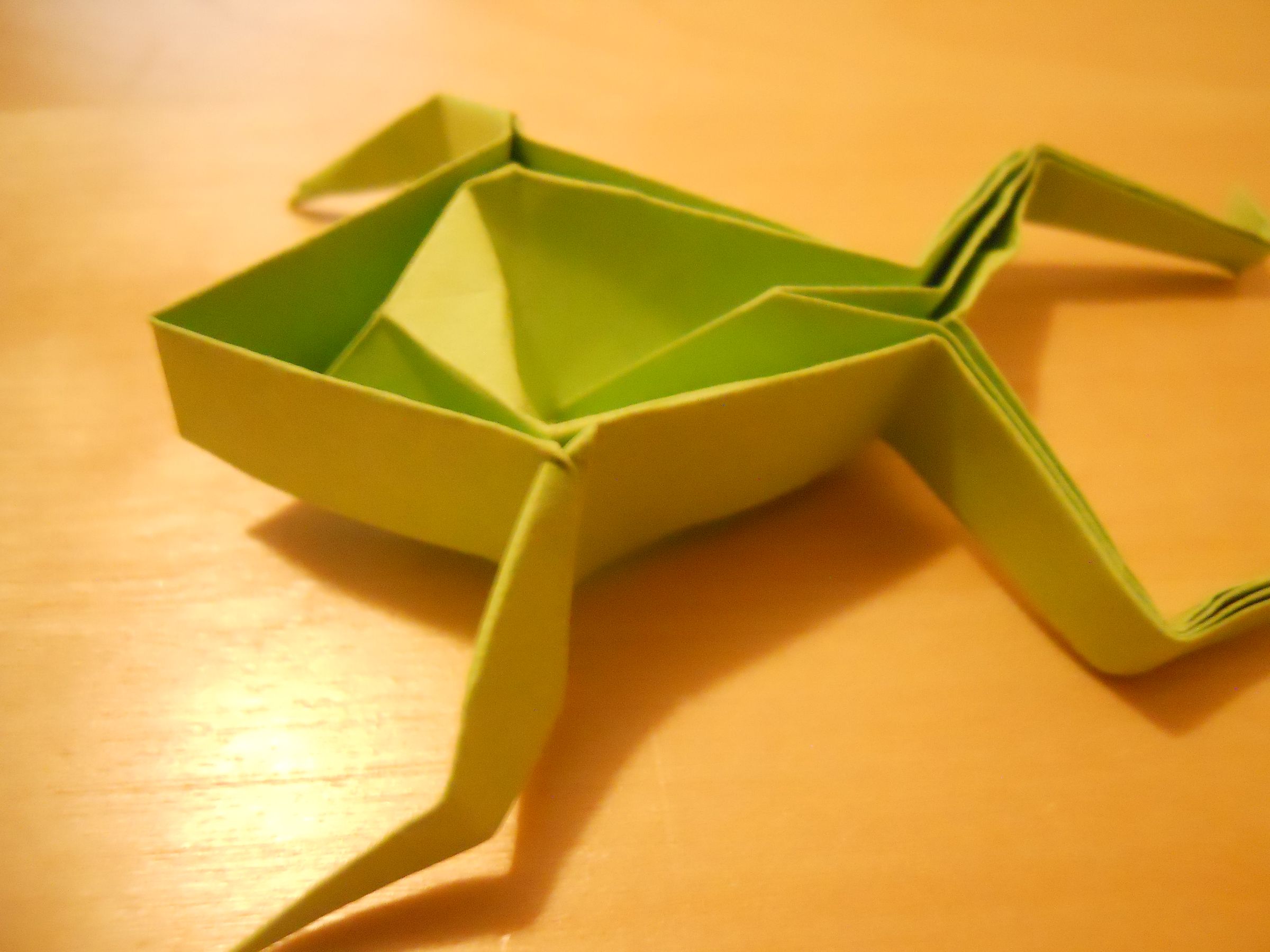Origami Frog : 4 Steps - Instructables