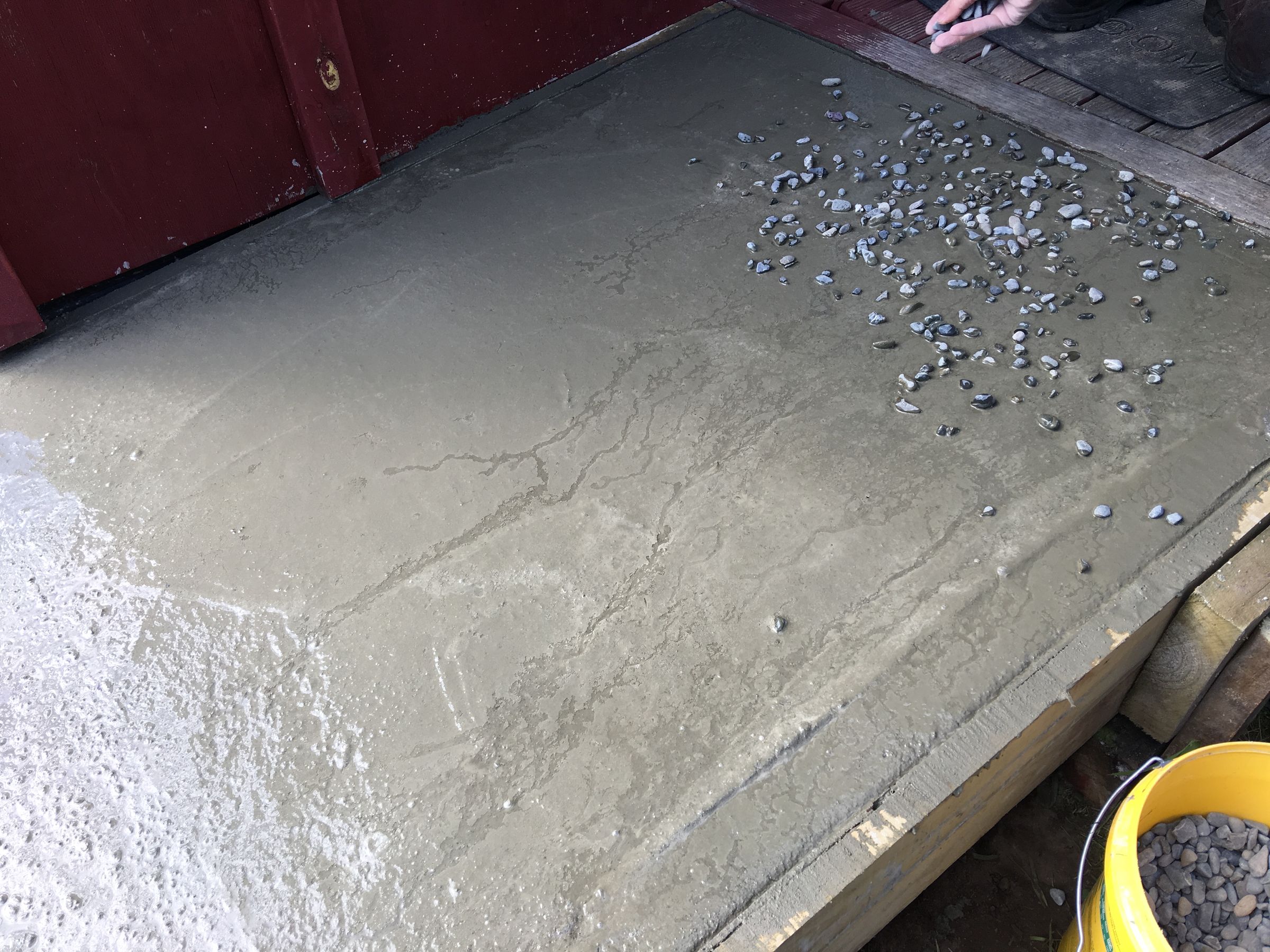 Making an Exposed Aggregate Concrete Path : 8 Steps (with Pictures ...