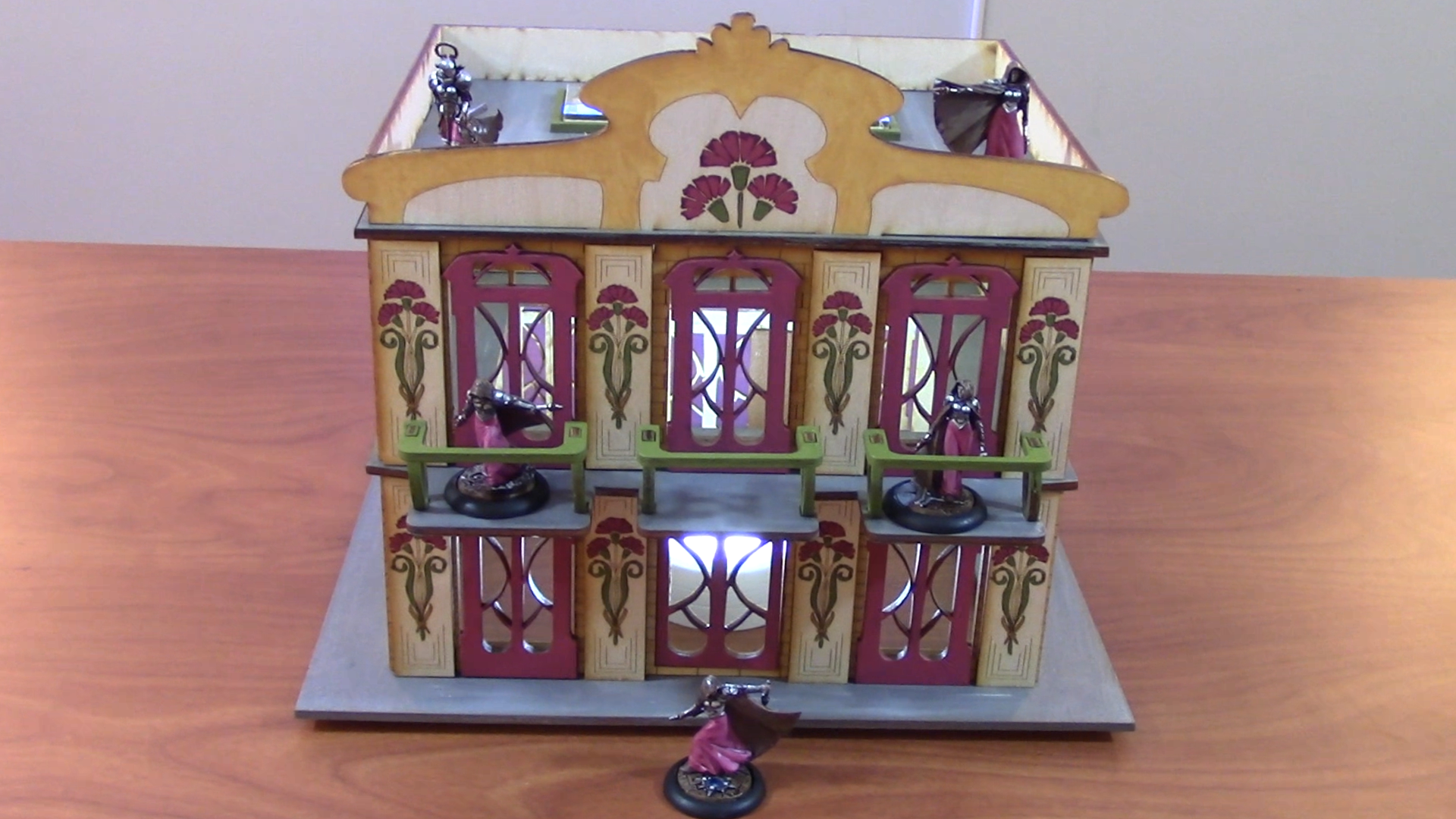 How to Design and Laser Cut a Scale Model Building for Tabletop Terrain ...