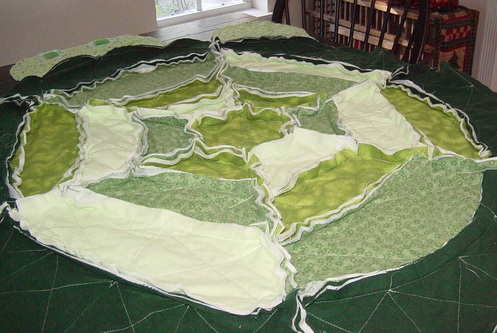 Ry's Green Raggedy Turtle Quilt : 6 Steps (with Pictures) - Instructables