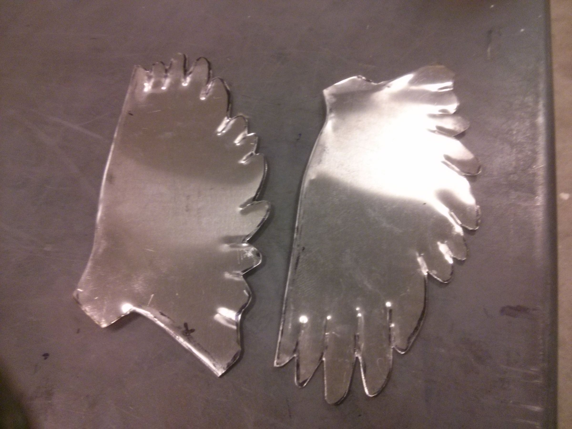 How to Roll and Emboss Sheet Metal With a Blunt Chisel : 3 Steps ...