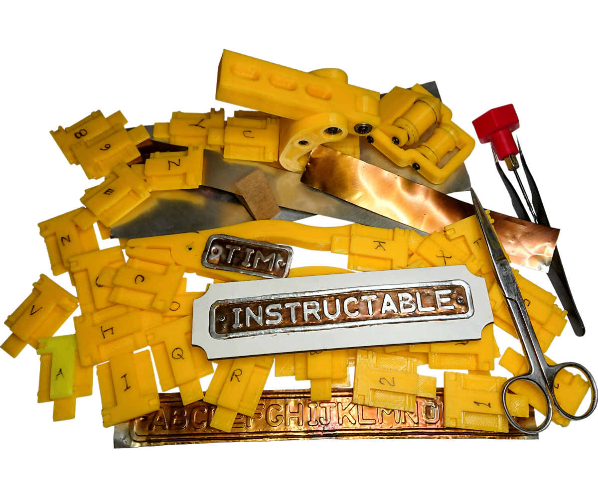 Tim's Aluminium Label Maker : 8 Steps (with Pictures) - Instructables