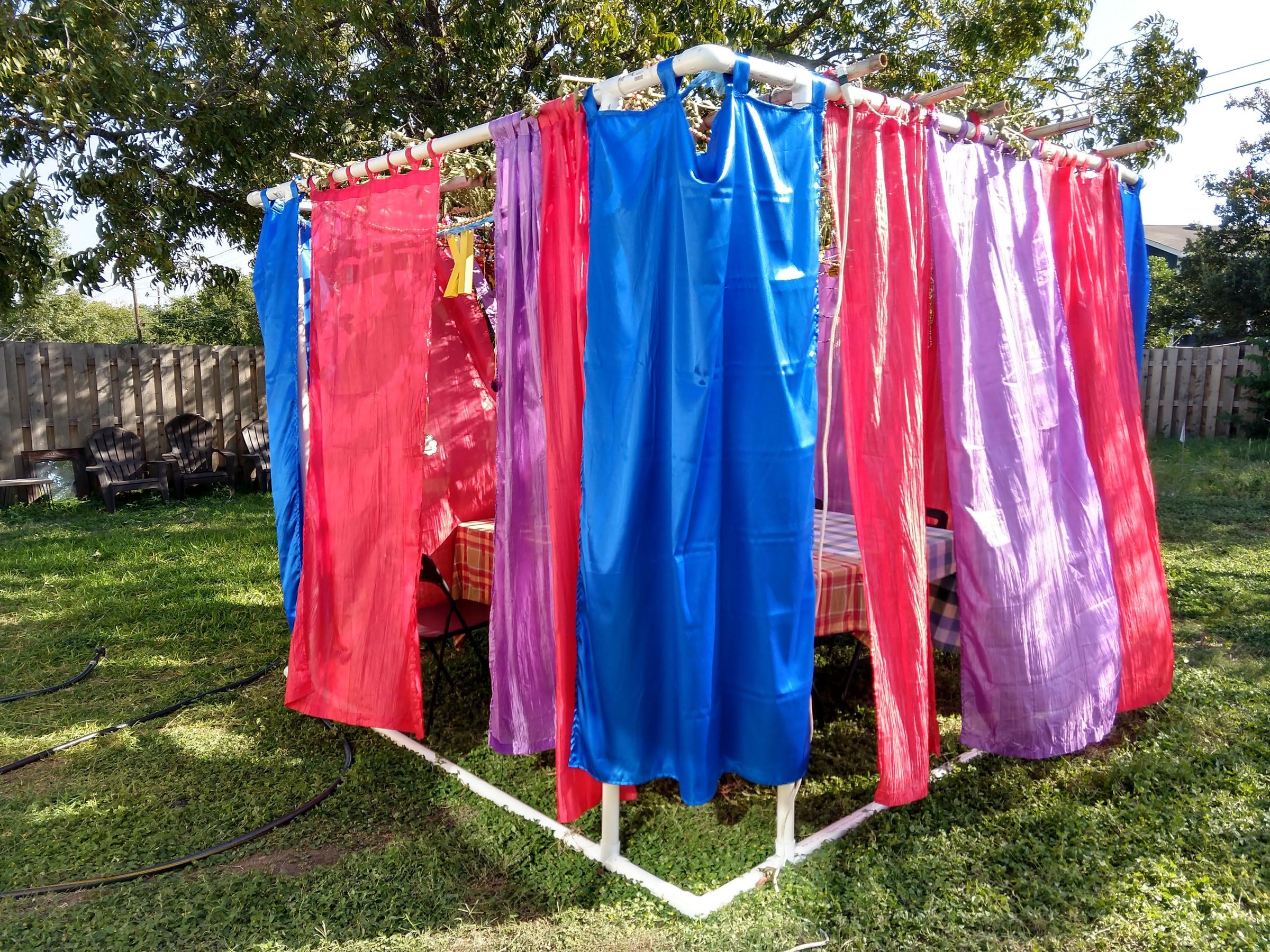 UPDATED! Simple DIY Sukkah - Build Your Own From PVC Pipe - Free ...